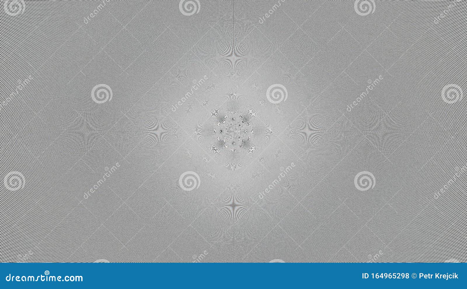 Black and White Psychedelic Checker Pattern - 3D Illustration Stock ...