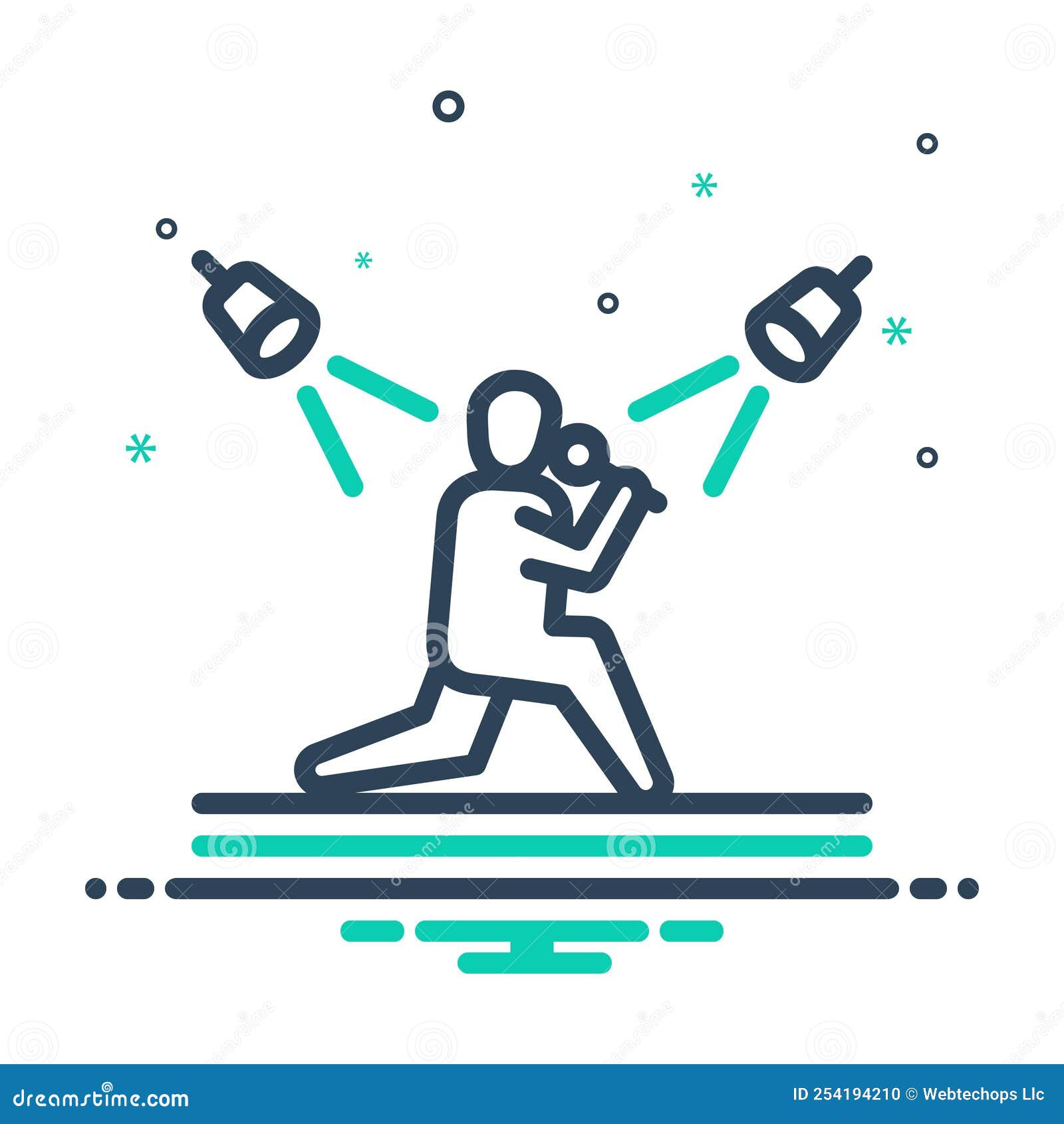 Mix Icon for Also, As Well and Too Besides Stock Illustration ...