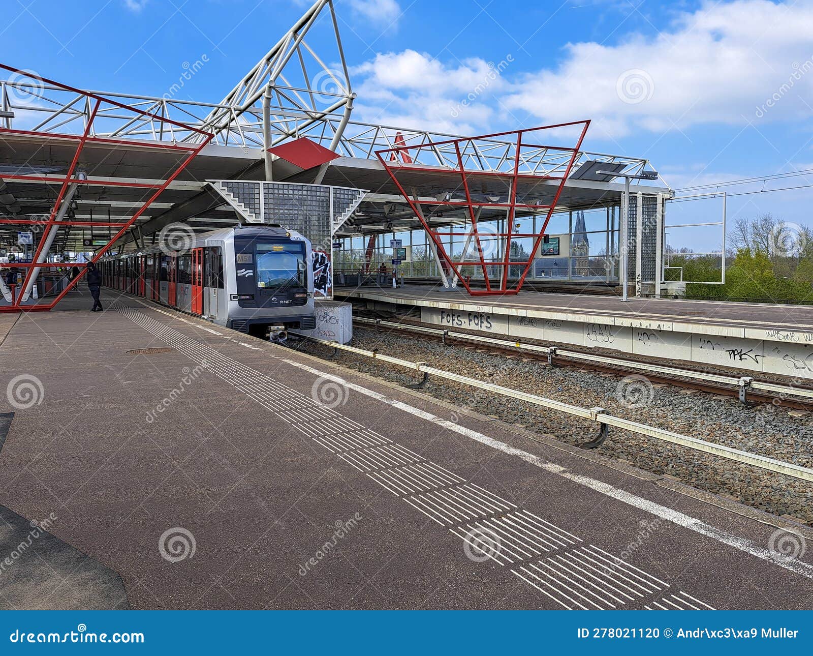 Alstom Metropolis Metro Car Type M5 of the GVB in Amsterdam Editorial ...