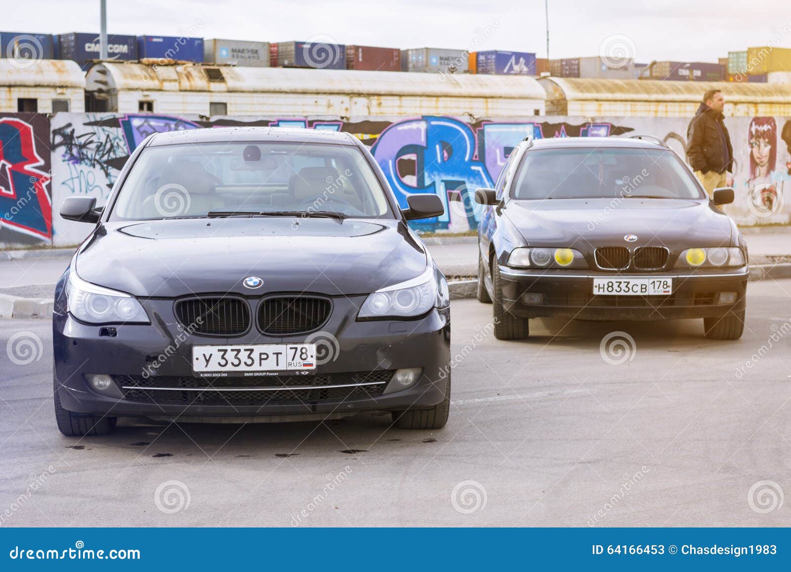 Alt-Auto BMW 5 Reihe e60 redaktionelles stockfoto. Bild von poliert ...