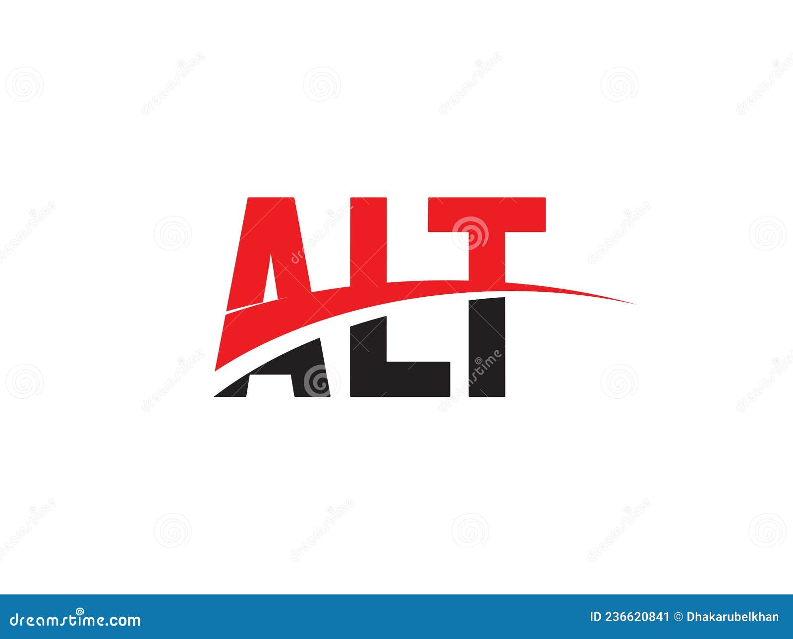 ALT Letter Initial Logo Design Vector Illustration Stock Vector ...