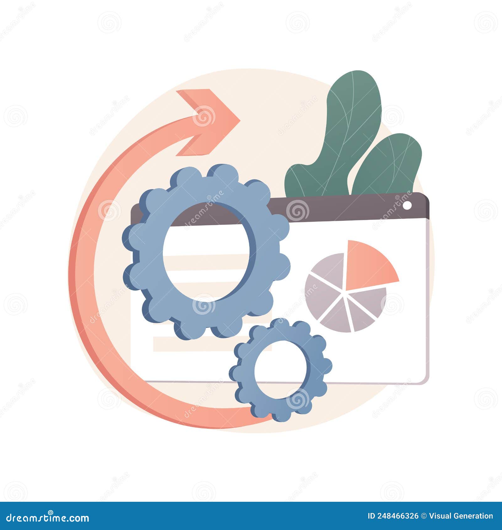 Alt Tag Optimization Abstract Concept Vector Illustration. Stock Vector ...