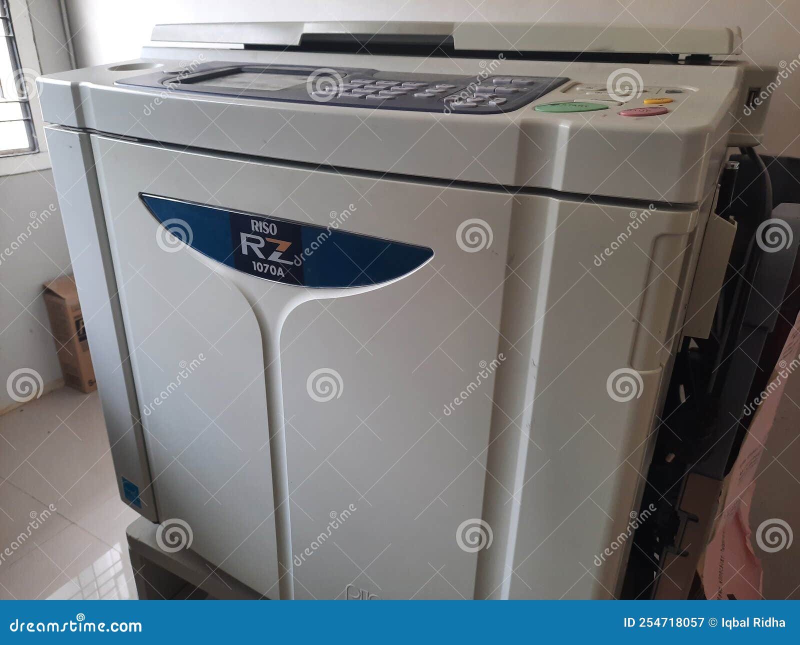 Alta Capacidade Da Copiadora Digital Riso Rz 1070 a Fotografia ...