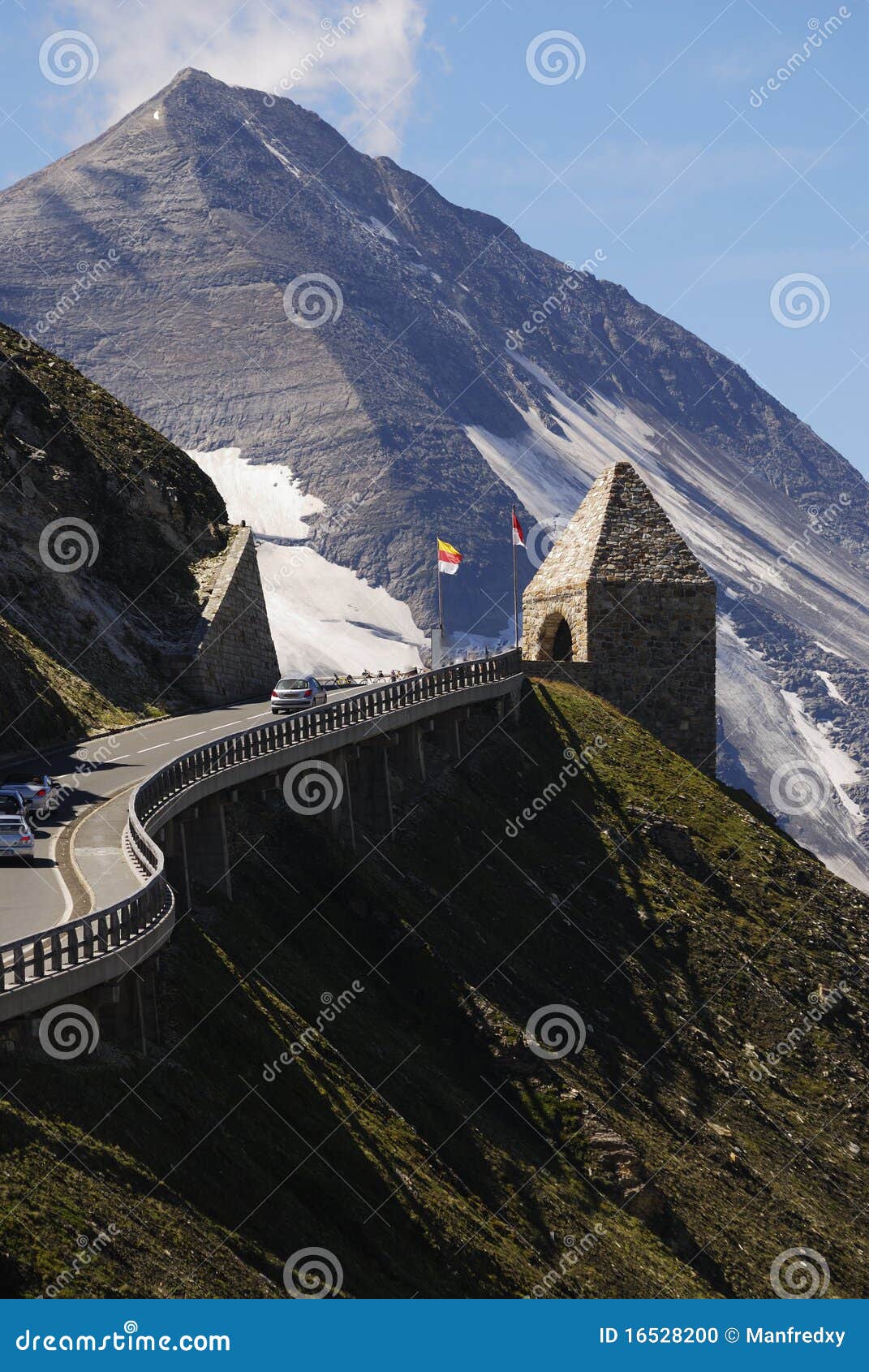 Alta Strada Alpina Di Grossglockner Fotografia Stock - Immagine di ...
