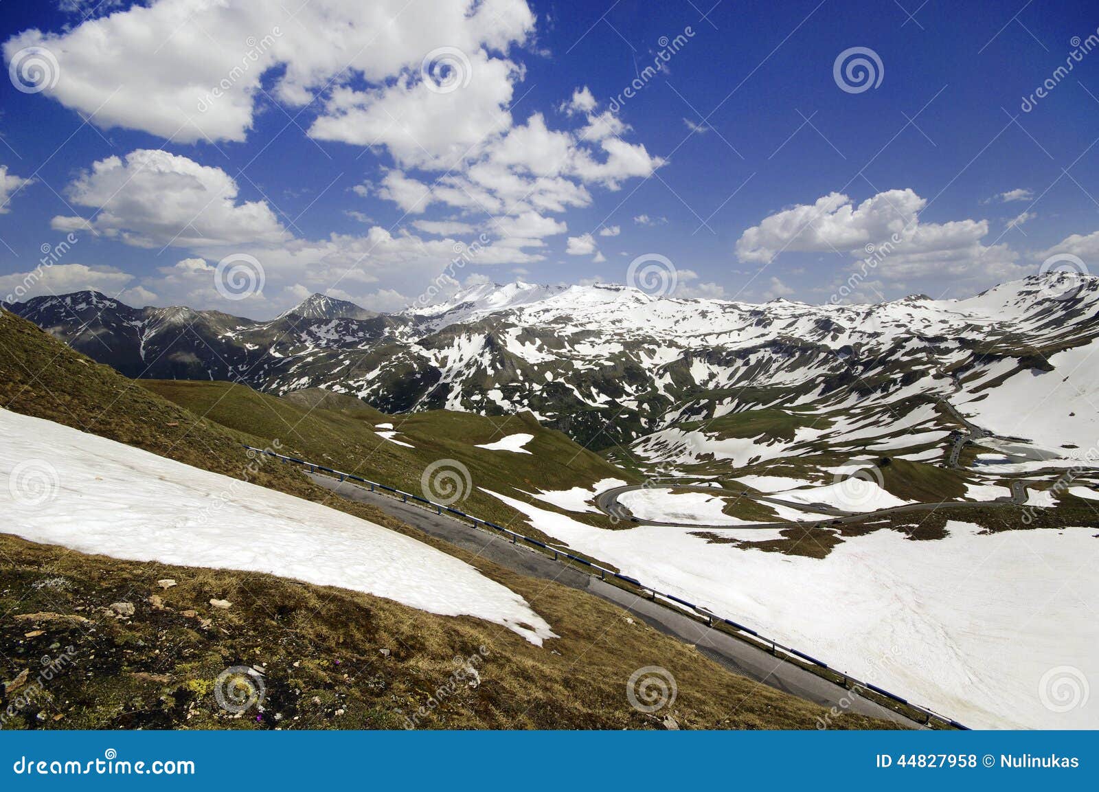 Alta Strada Alpina Di Grossglockner Fotografia Stock - Immagine di ...