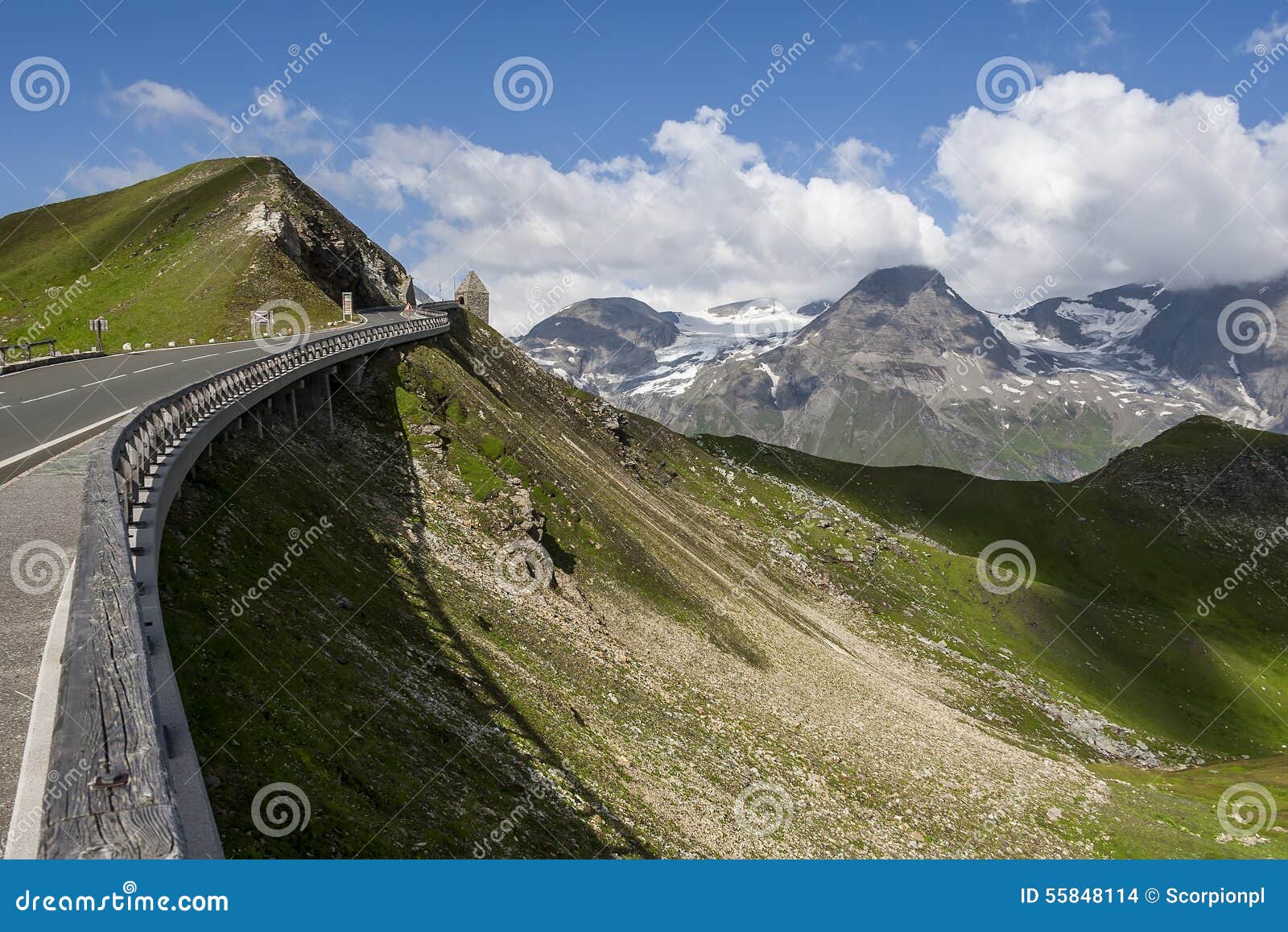 Alta Strada Alpina Di Grossglockner - Austria Fotografia Stock ...