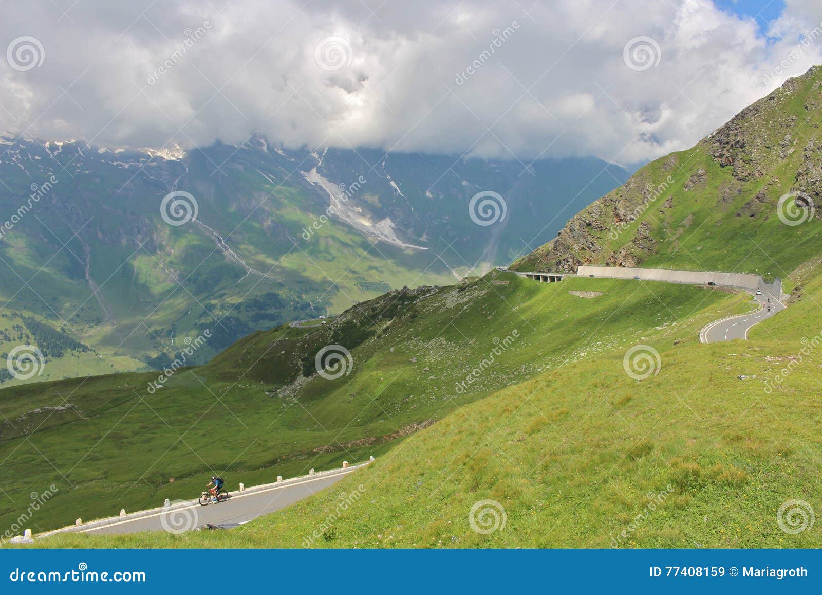 Alta Strada Alpina Di Grossglockner, Austria Immagine Stock - Immagine ...