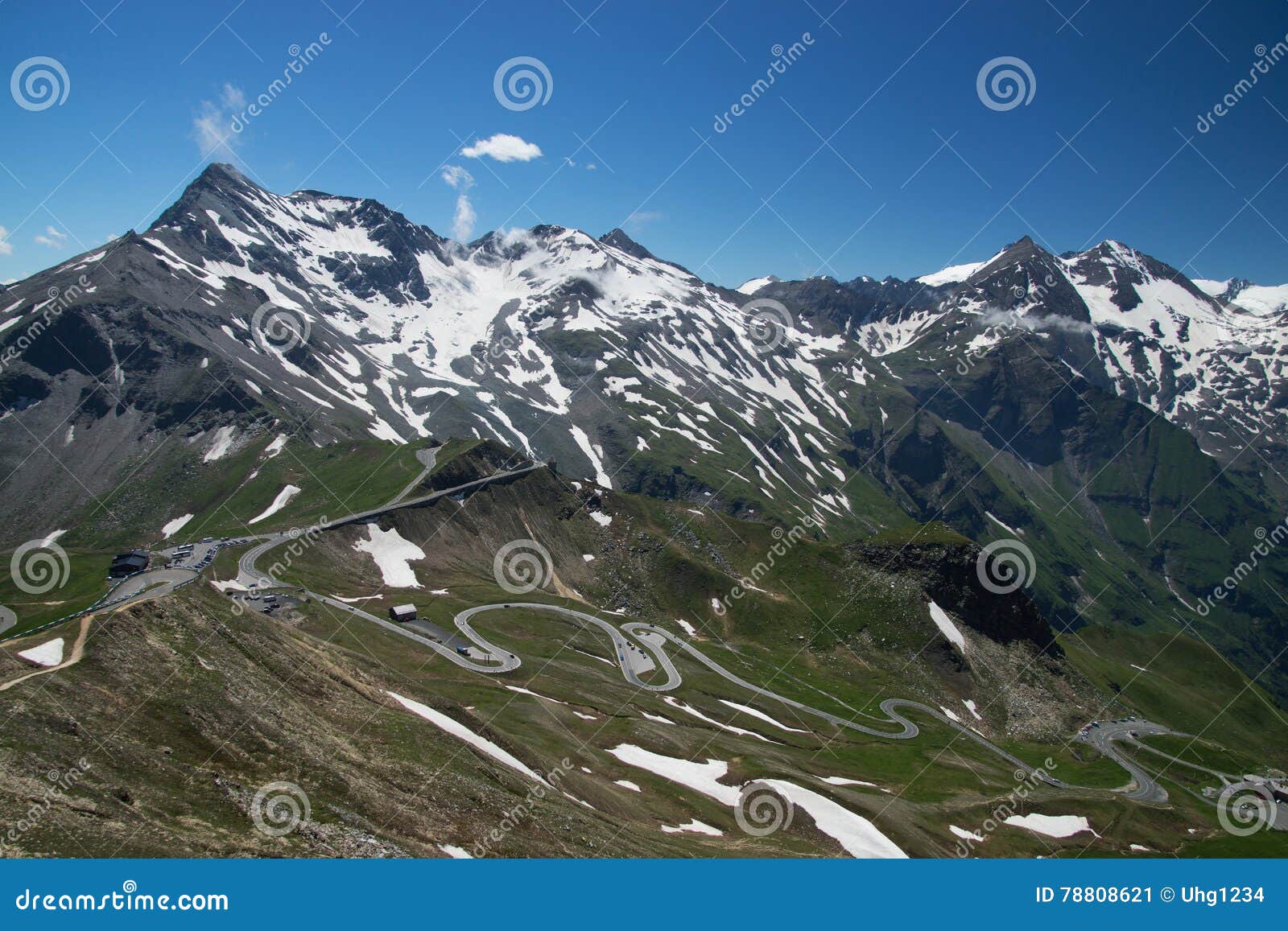 Alta Strada Alpina Di Grossglockner, Austria Immagine Stock - Immagine ...
