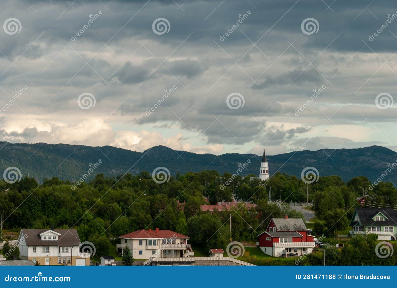 Alta Town, Norway stock photo. Image of houses, scenic - 281471188