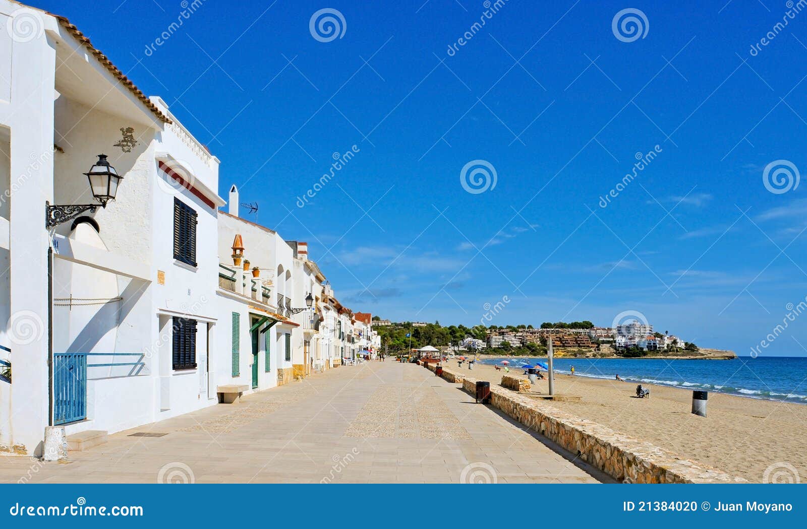Altafulla, Spain stock photo. Image of golden, mediterranean - 21384020