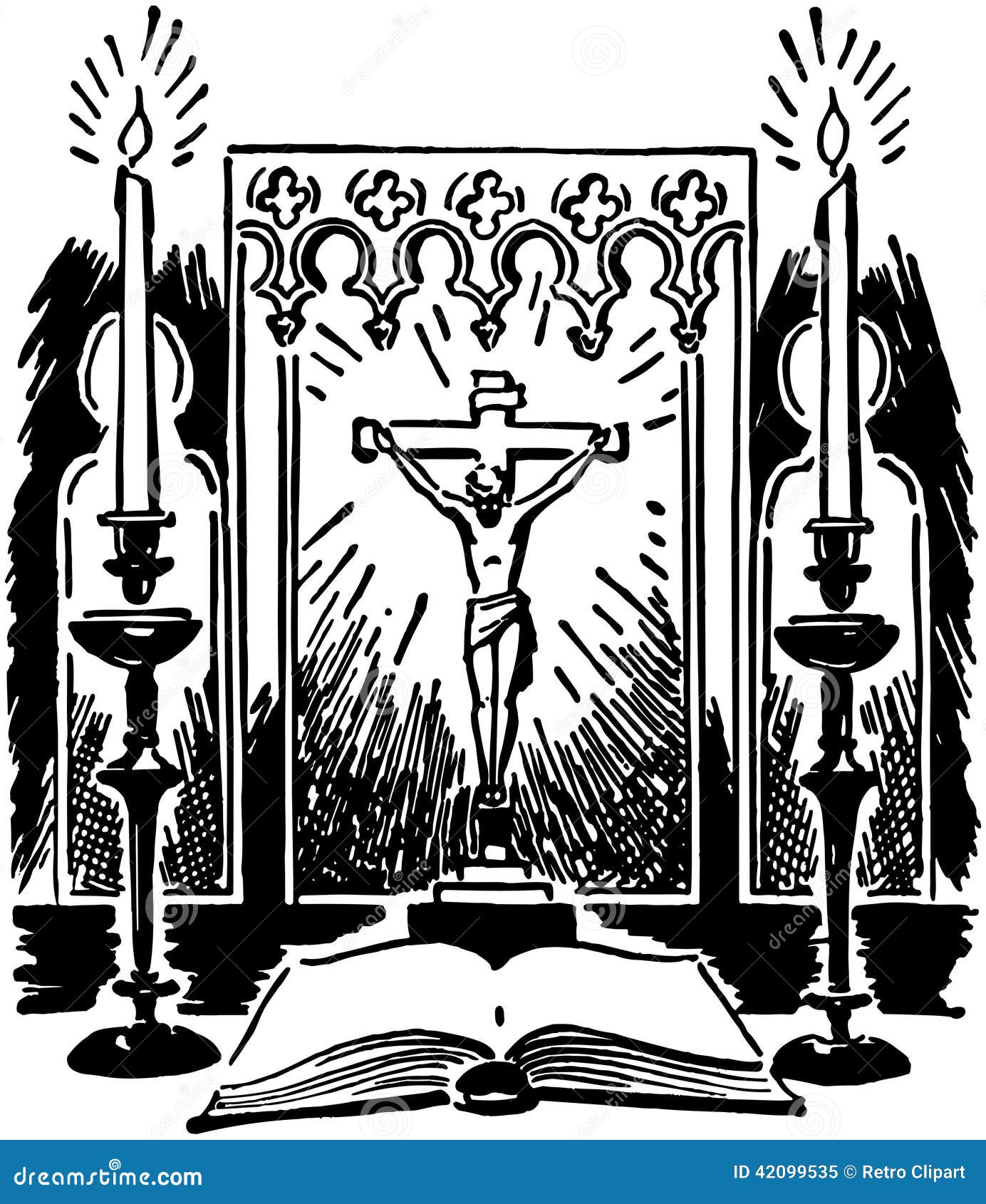 Altar stock vector. Illustration of drawings, altars - 42099535