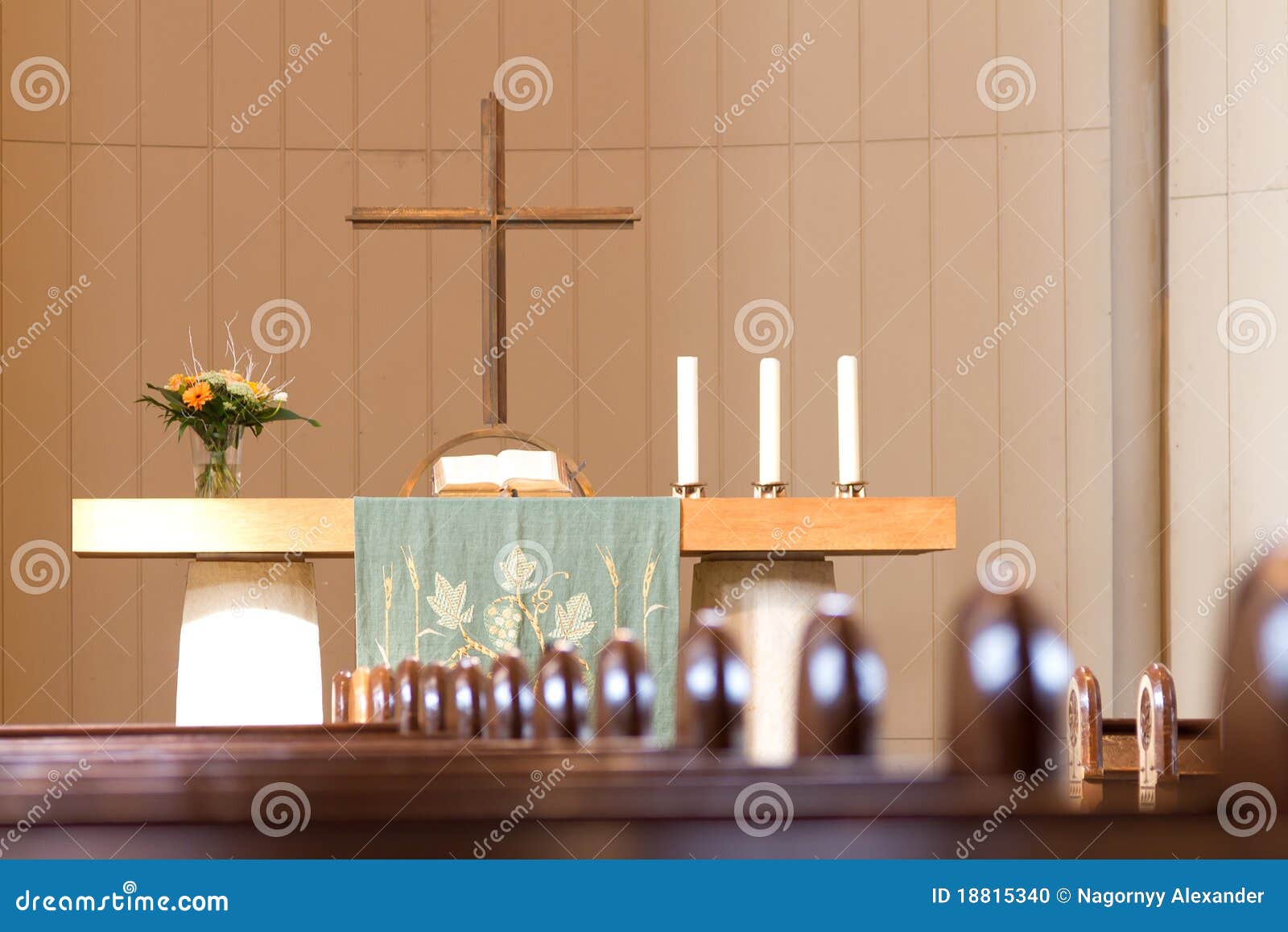 Catholic Church Altar Candles