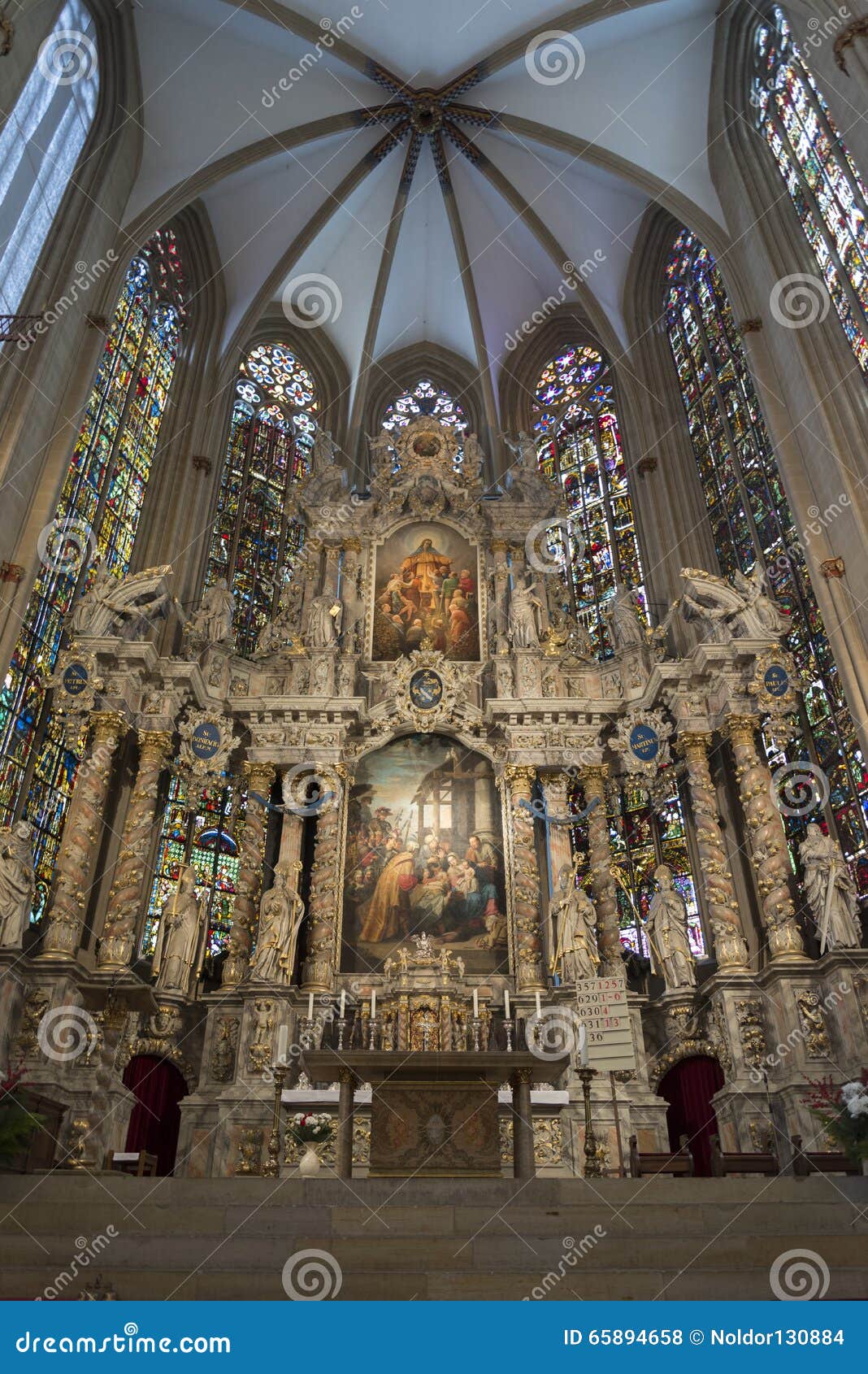 Altar in a church stock photo. Image of protestant, religion - 65894658