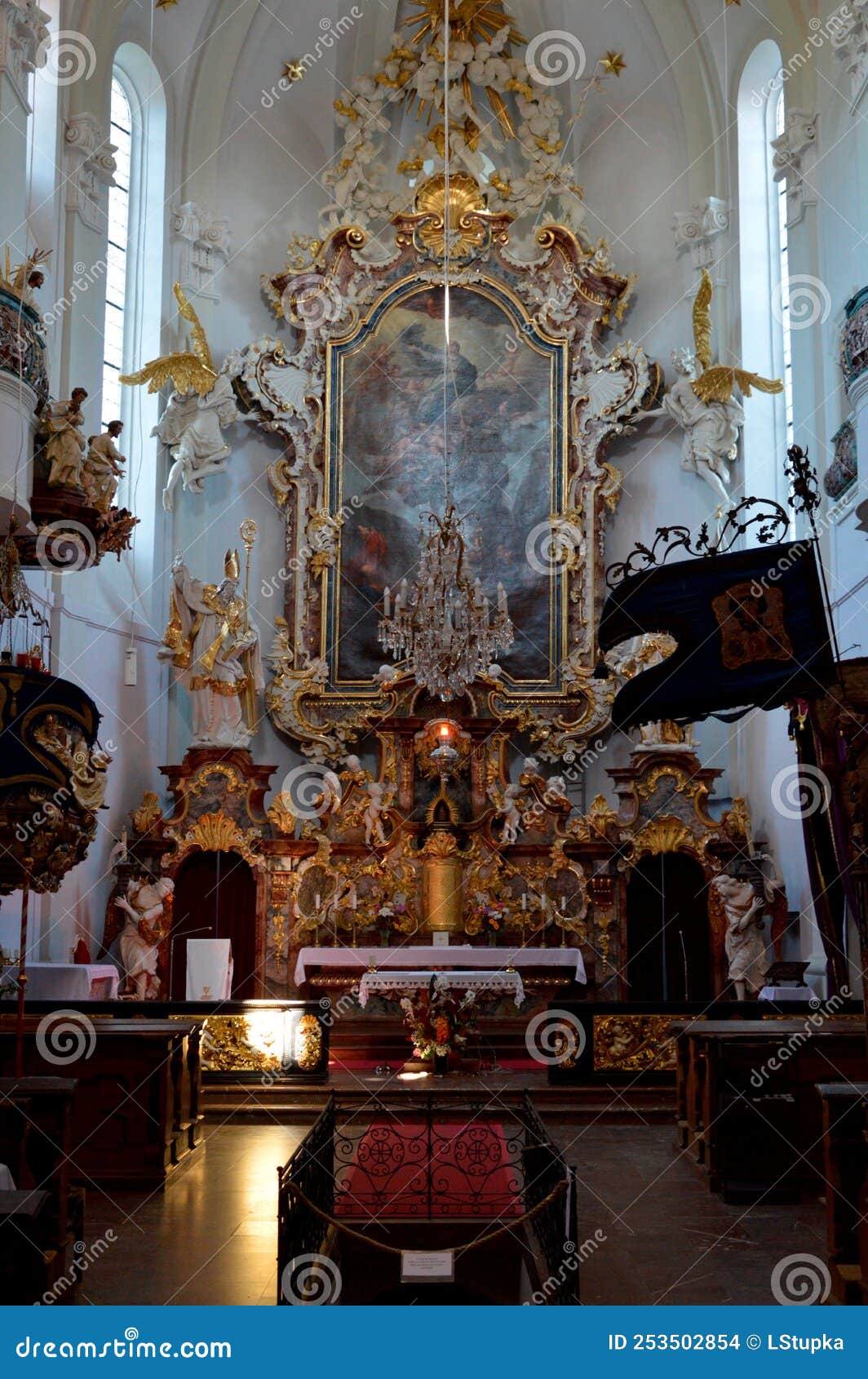 The Altar of the Sazava Monastery Editorial Stock Image - Image of view ...