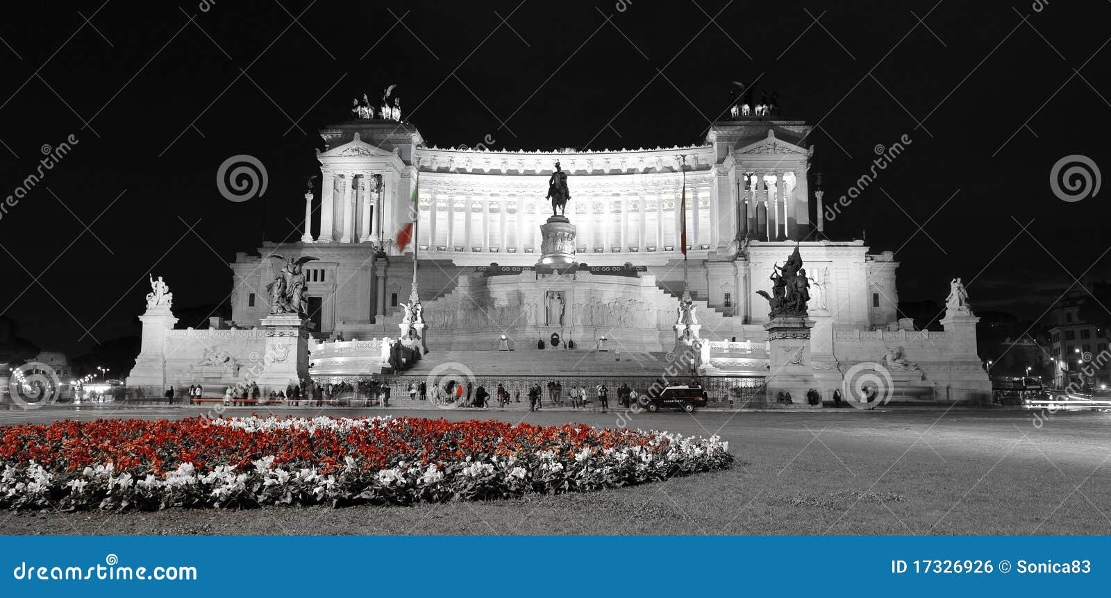 Altar of the Fatherland stock photo. Image of city, emanuele - 17326926