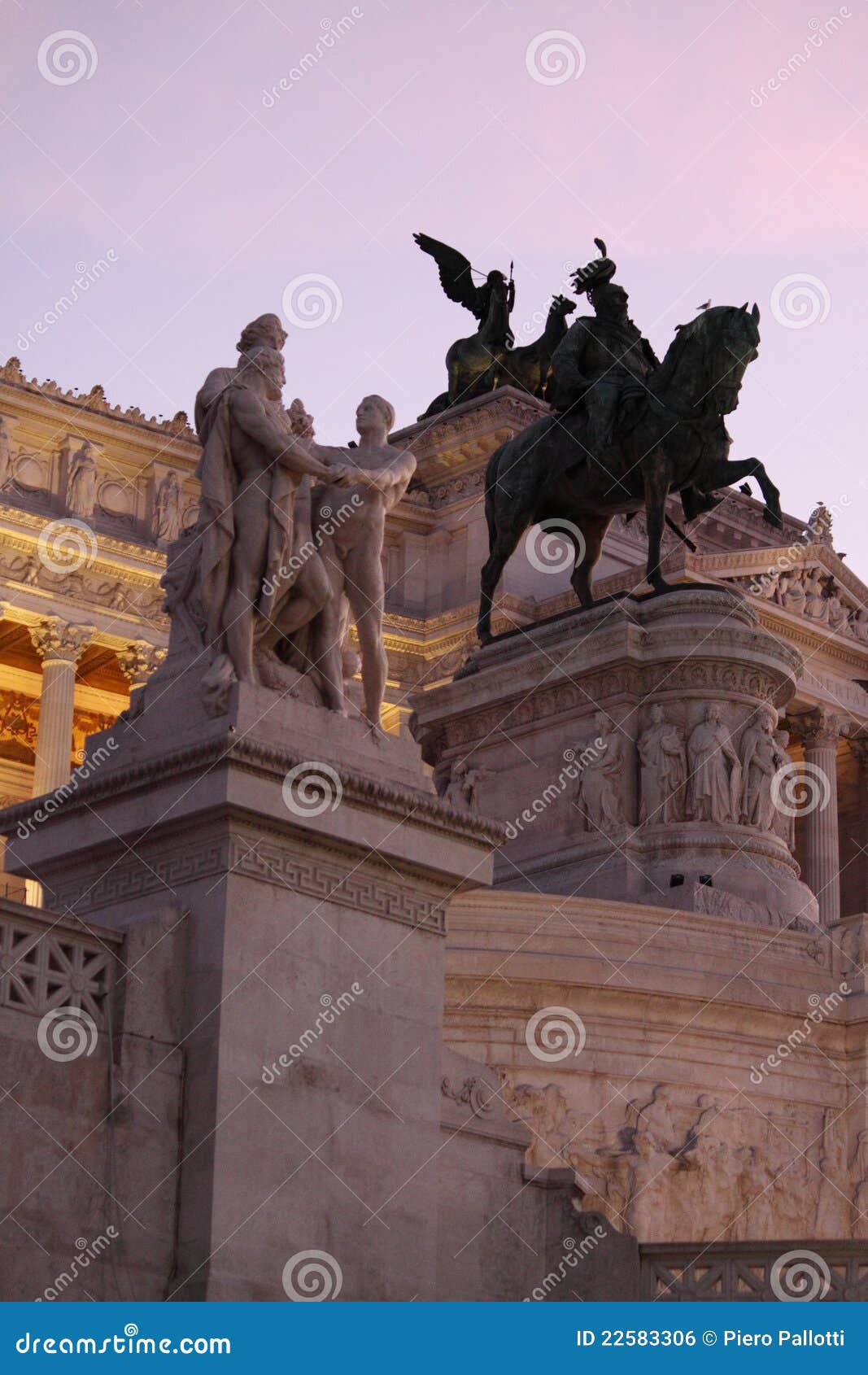 Altar of the Fatherland stock photo. Image of bronze - 22583306