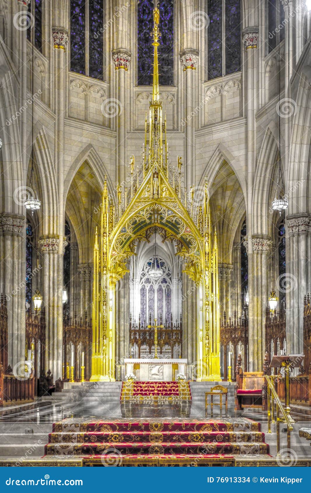 The Altar stock photo. Image of arch, gothic, spire, cathedral - 76913334