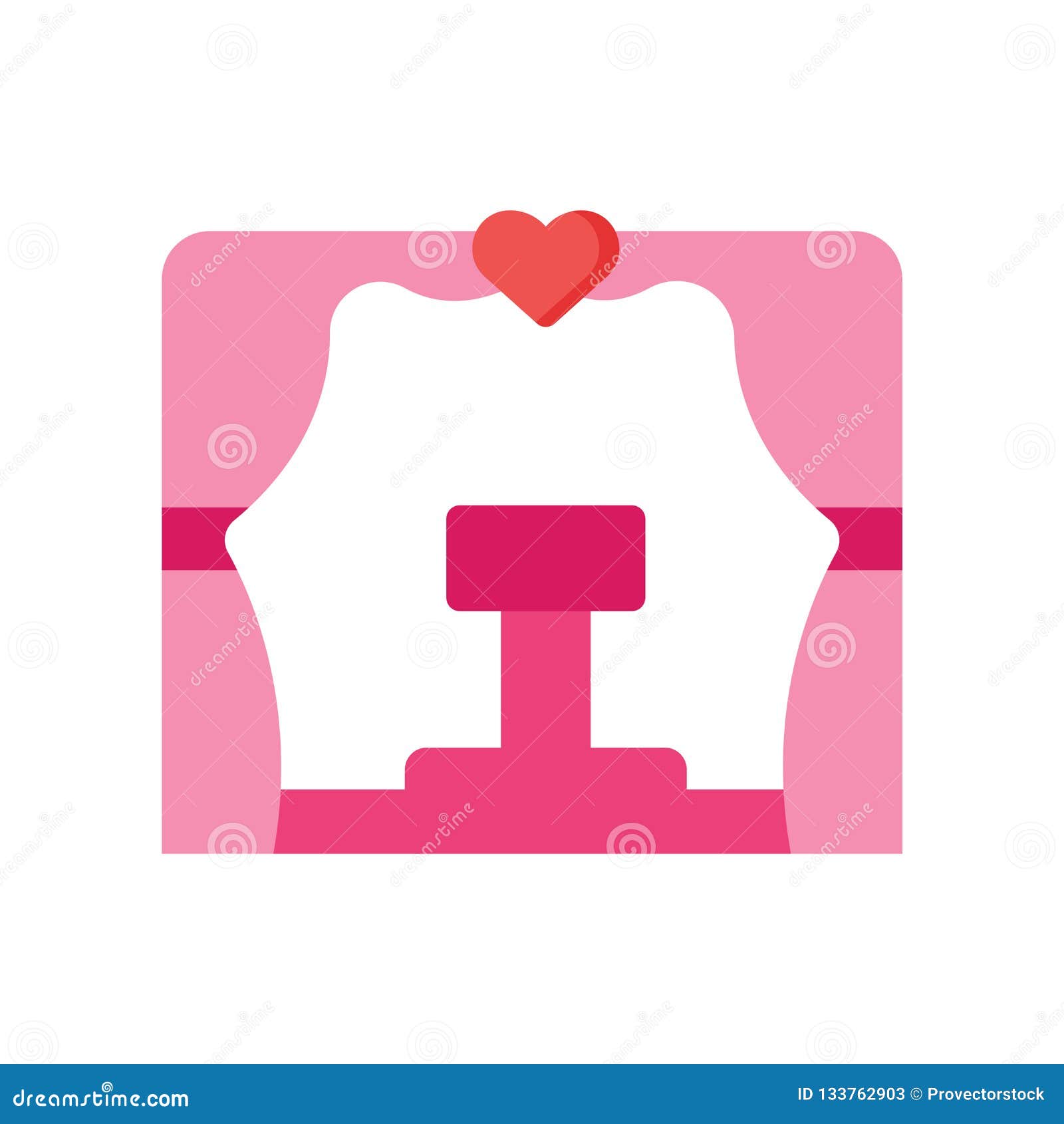 Altar Icon Vector Sign and Symbol Isolated on White Background Stock ...