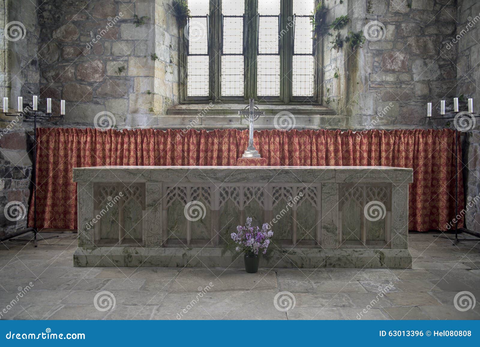 Altar Iona Abbey, Historic Christian Altar, Inner Hebrides, Scotland ...