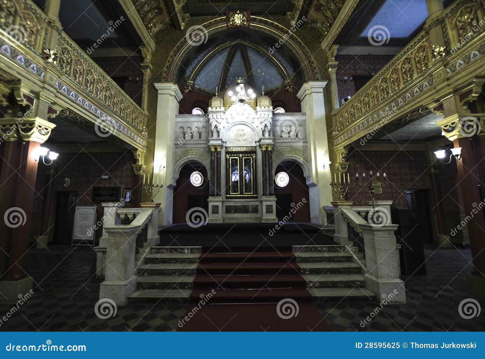 Altar in synagogue stock image. Image of temple, floor - 28595625