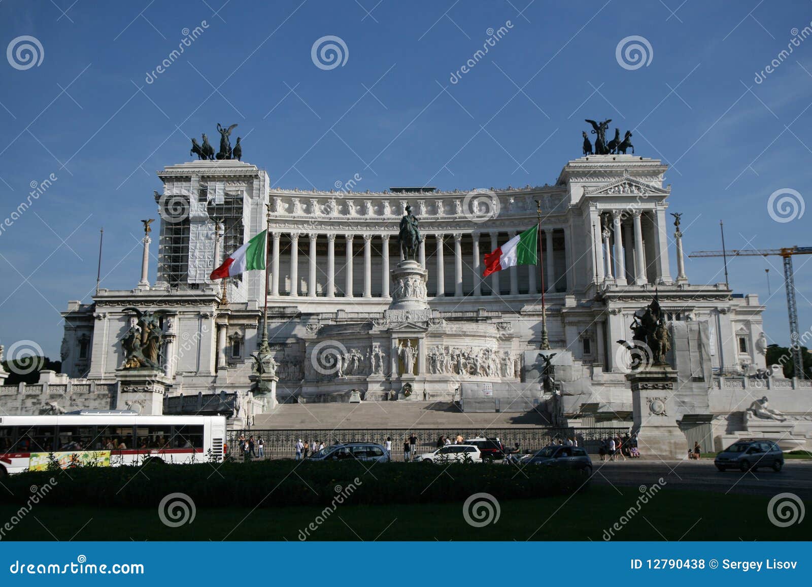 Altare della patria, Rome stock photo. Image of italia - 12790438