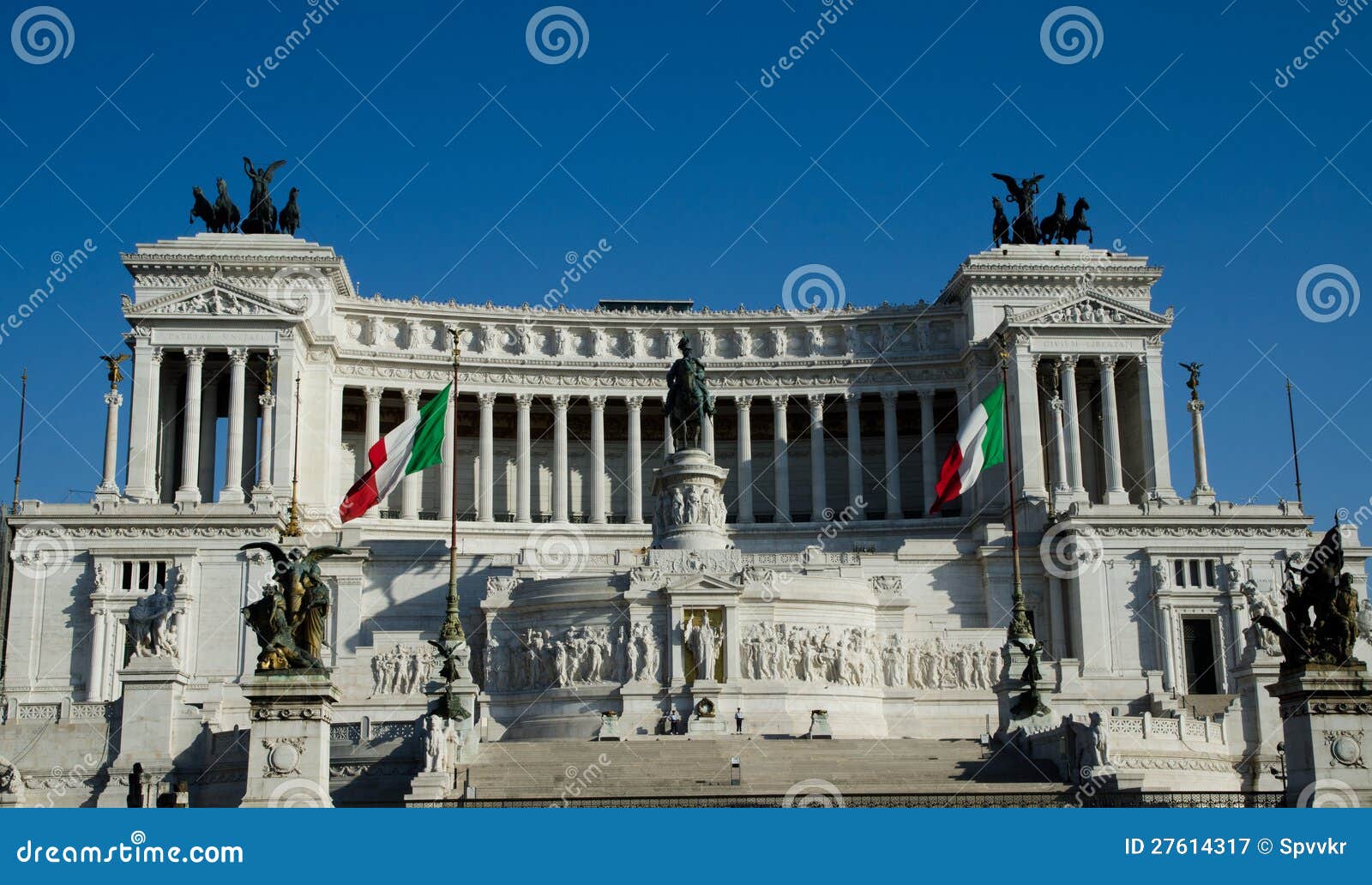 Altare Della Patria in Rome, Italy Stock Image - Image of metropolis ...