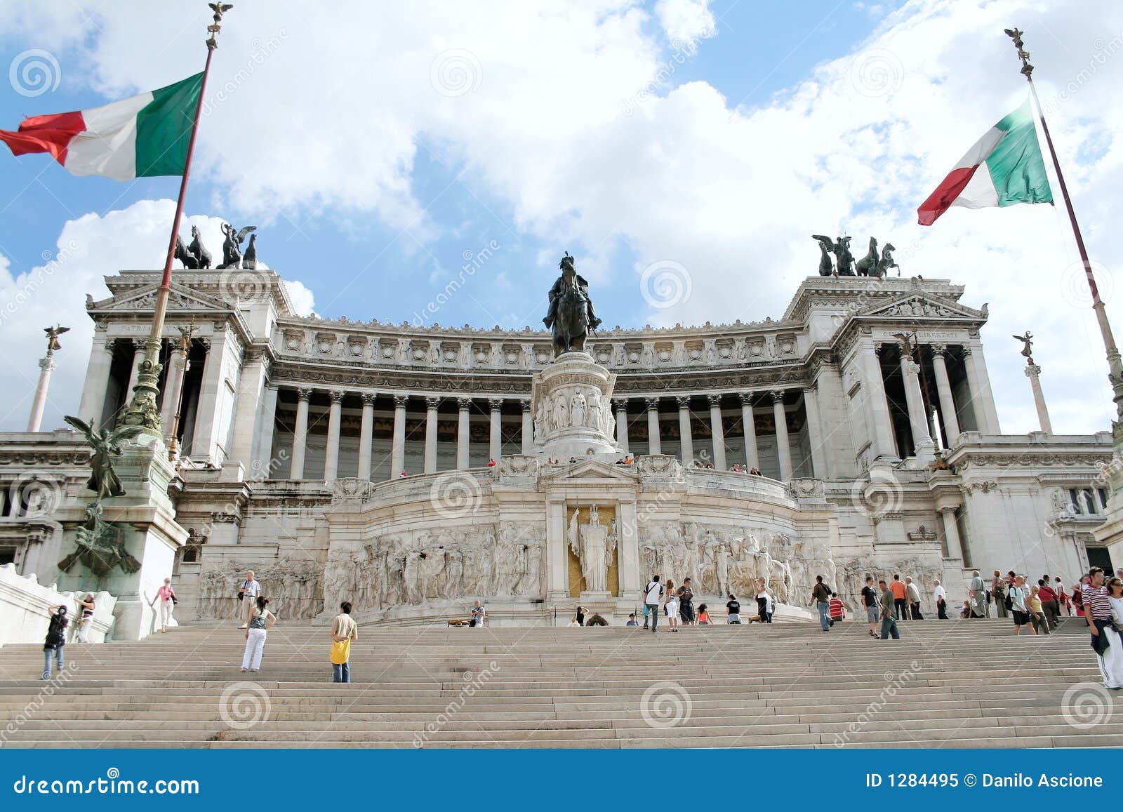 Altare Della Terra Natia a Roma Immagine Stock - Immagine di europa ...