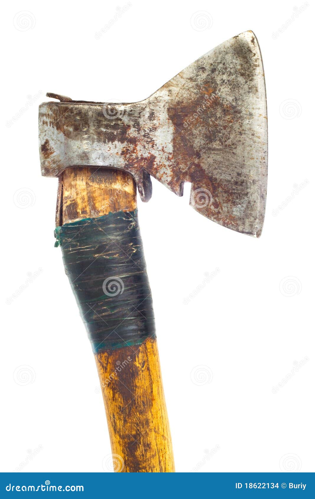 Alte Axt stockfoto. Bild von metall, geschichte, getrennt - 18622134