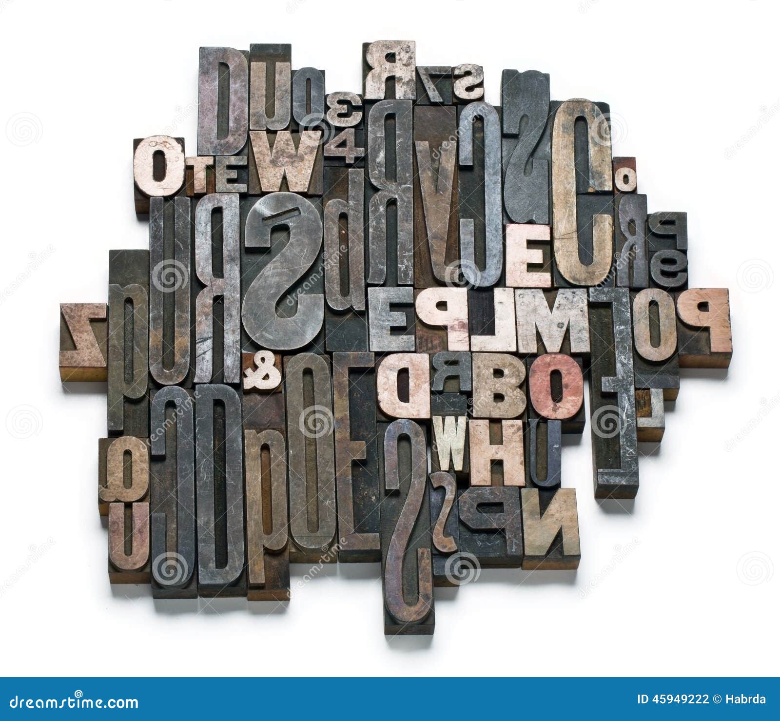 Alte Buchstaben und Zahlen stockfoto. Bild von symbol - 45949222