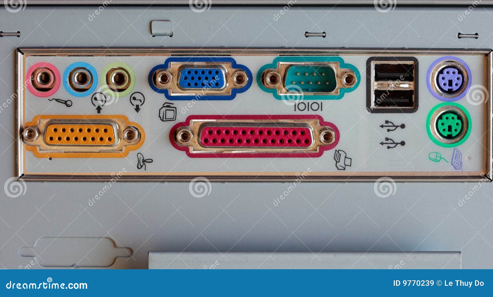 Alte Computer-Schnittstelle Stockbild - Bild von ethernet, stifte: 9770239