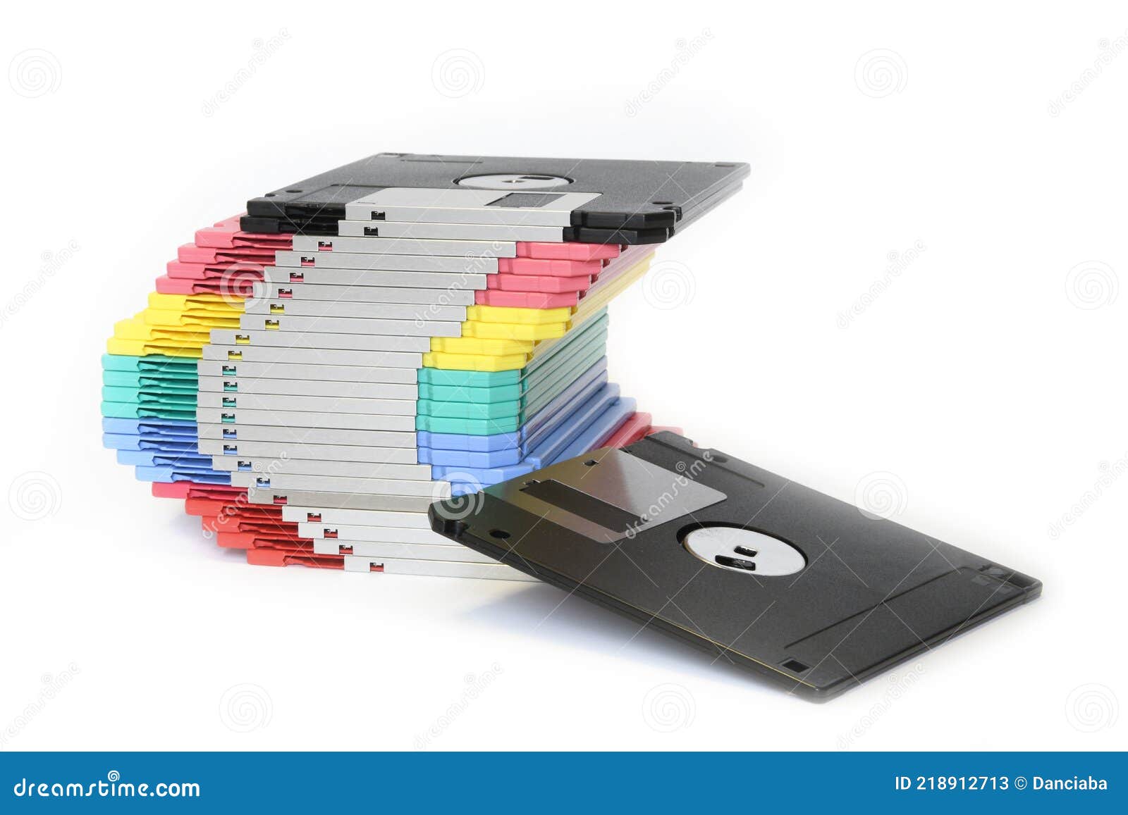 Alte Disketten Isoliert Auf Weiß Stockbild - Bild von disketten, datei ...