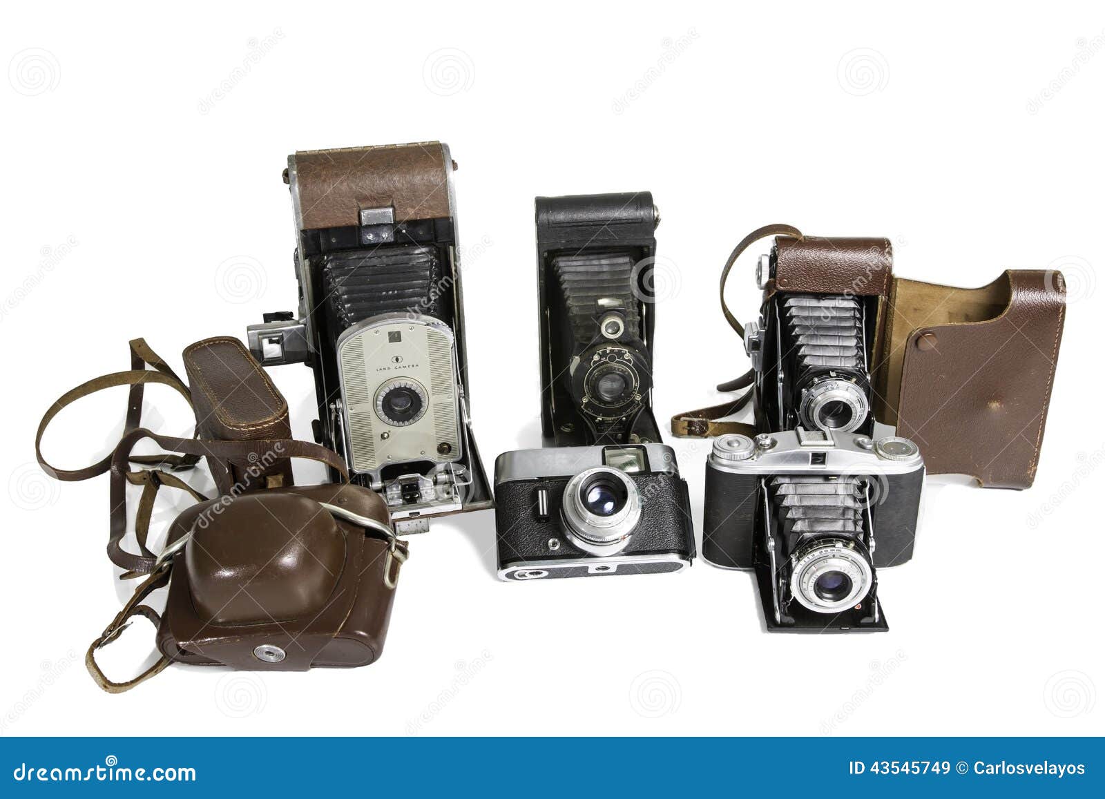 Alte Fotoapparate stockbild. Bild von fotographie, traditionell - 43545749