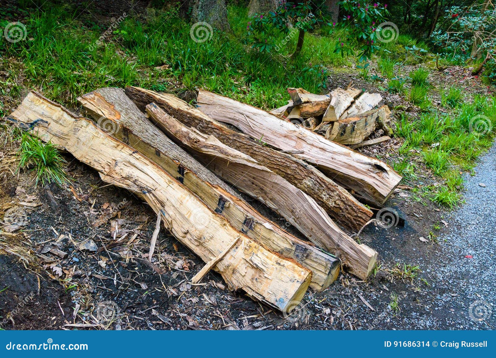 Alte gespalten Scheit stockfoto. Bild von beschaffenheit - 91686314