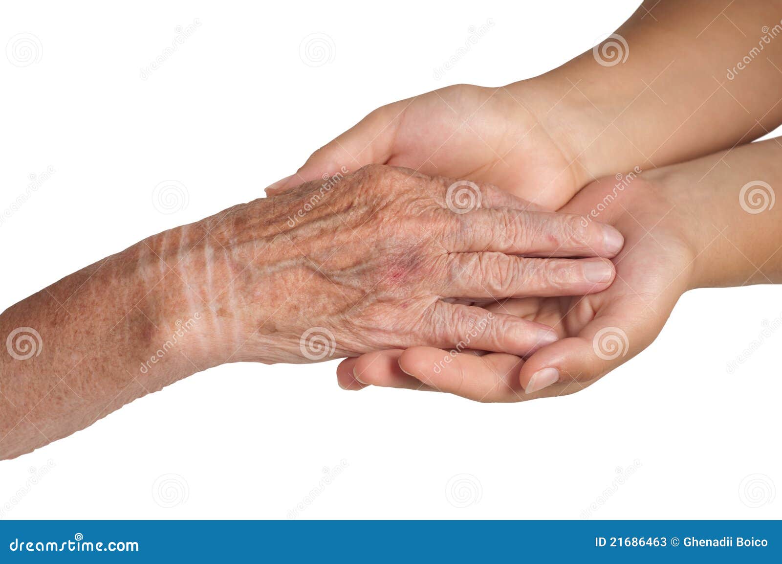 Alte Hand stockbild. Bild von entlastung, altern, kontraste - 21686463