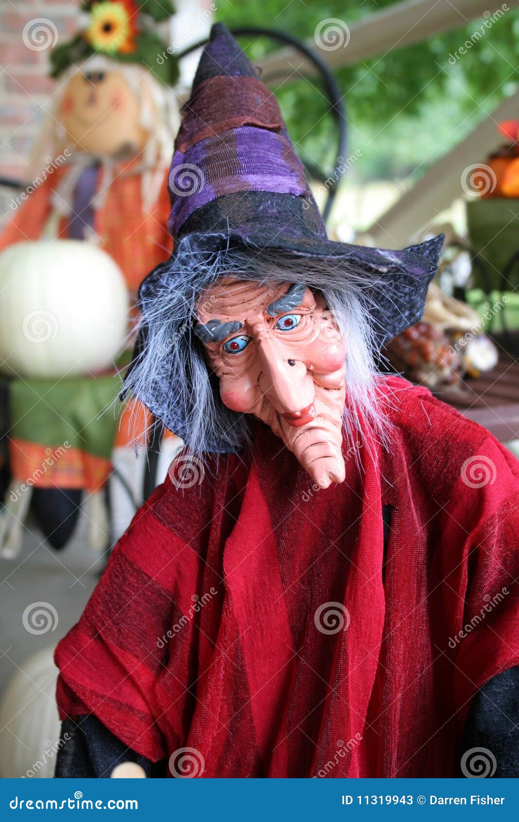 Alte Hexe stockbild. Bild von figürchen, phantasie, partei - 11319943