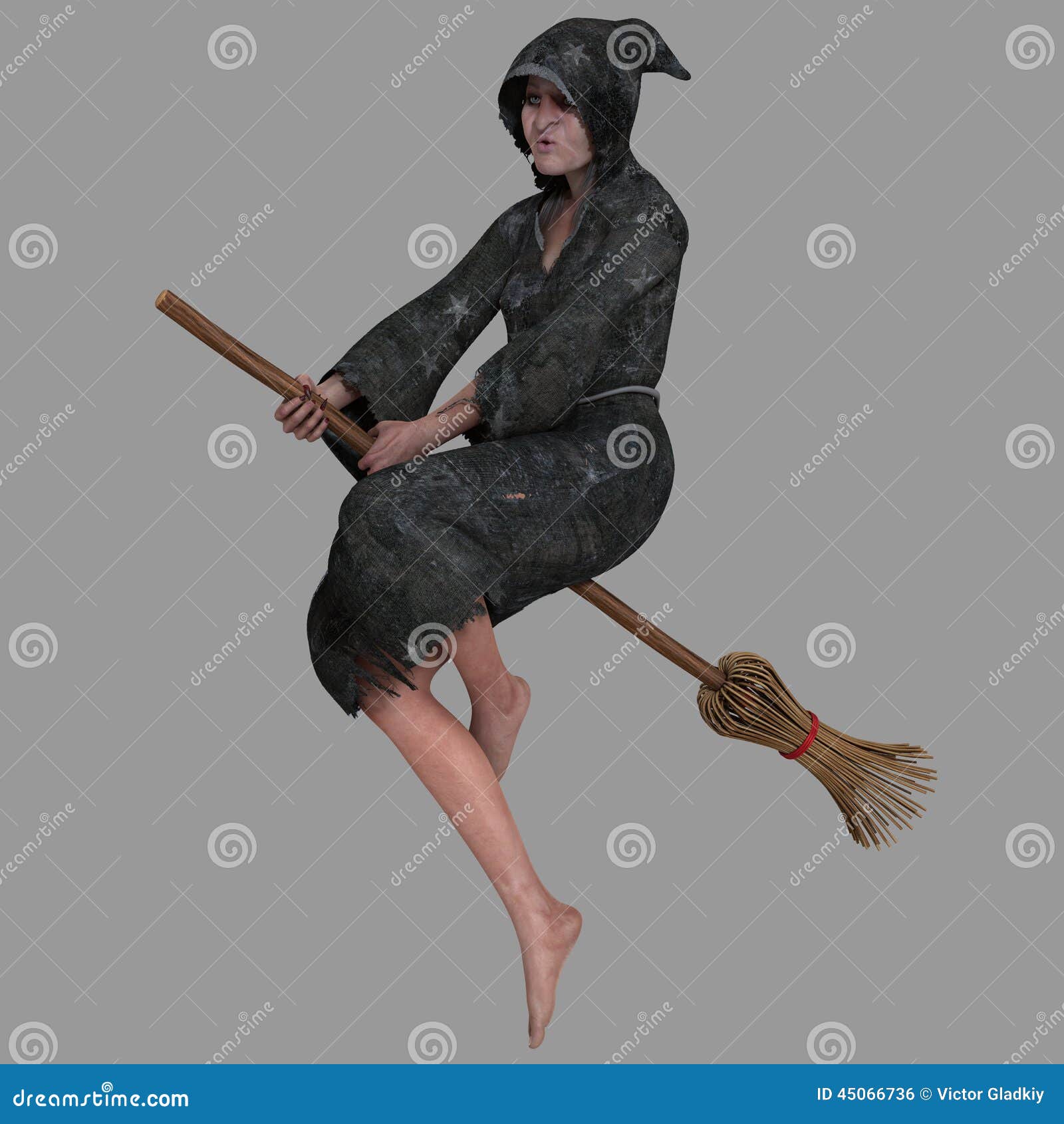 Alte Hexe stock abbildung. Illustration von frau, gotisch - 45066736