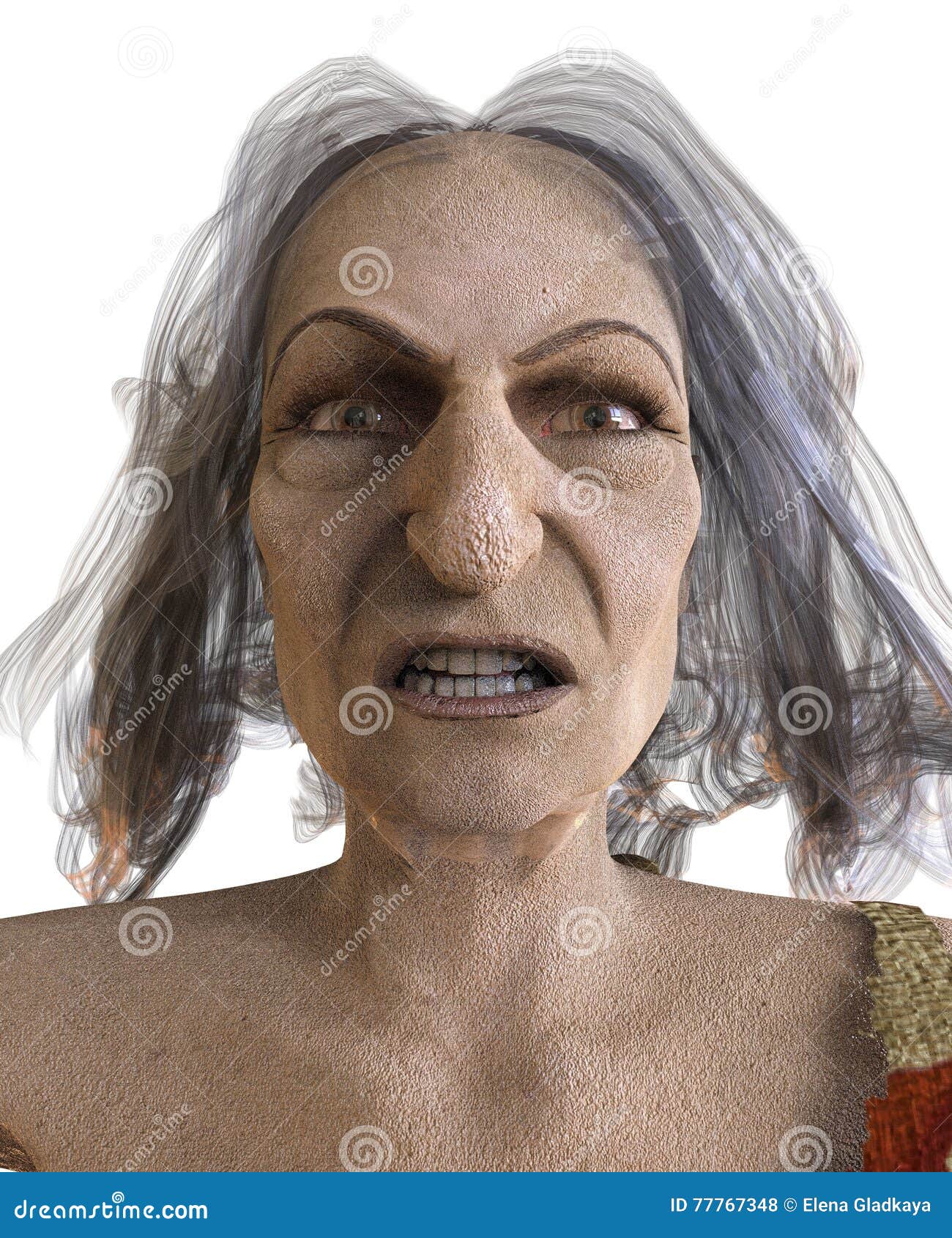 Alte Illustration Der Hexen-3D Stock Abbildung - Illustration von ...