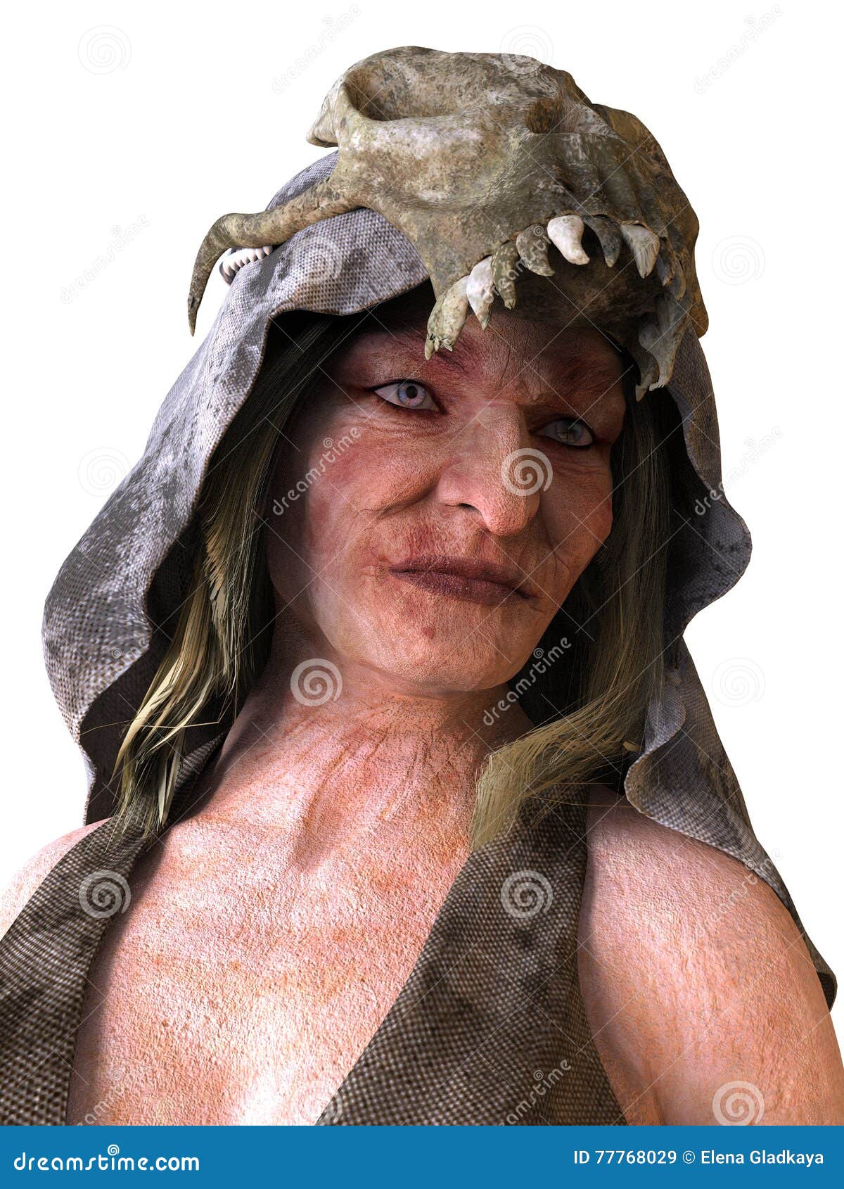 Alte Illustration Der Hexen-3D Stock Abbildung - Illustration von ...