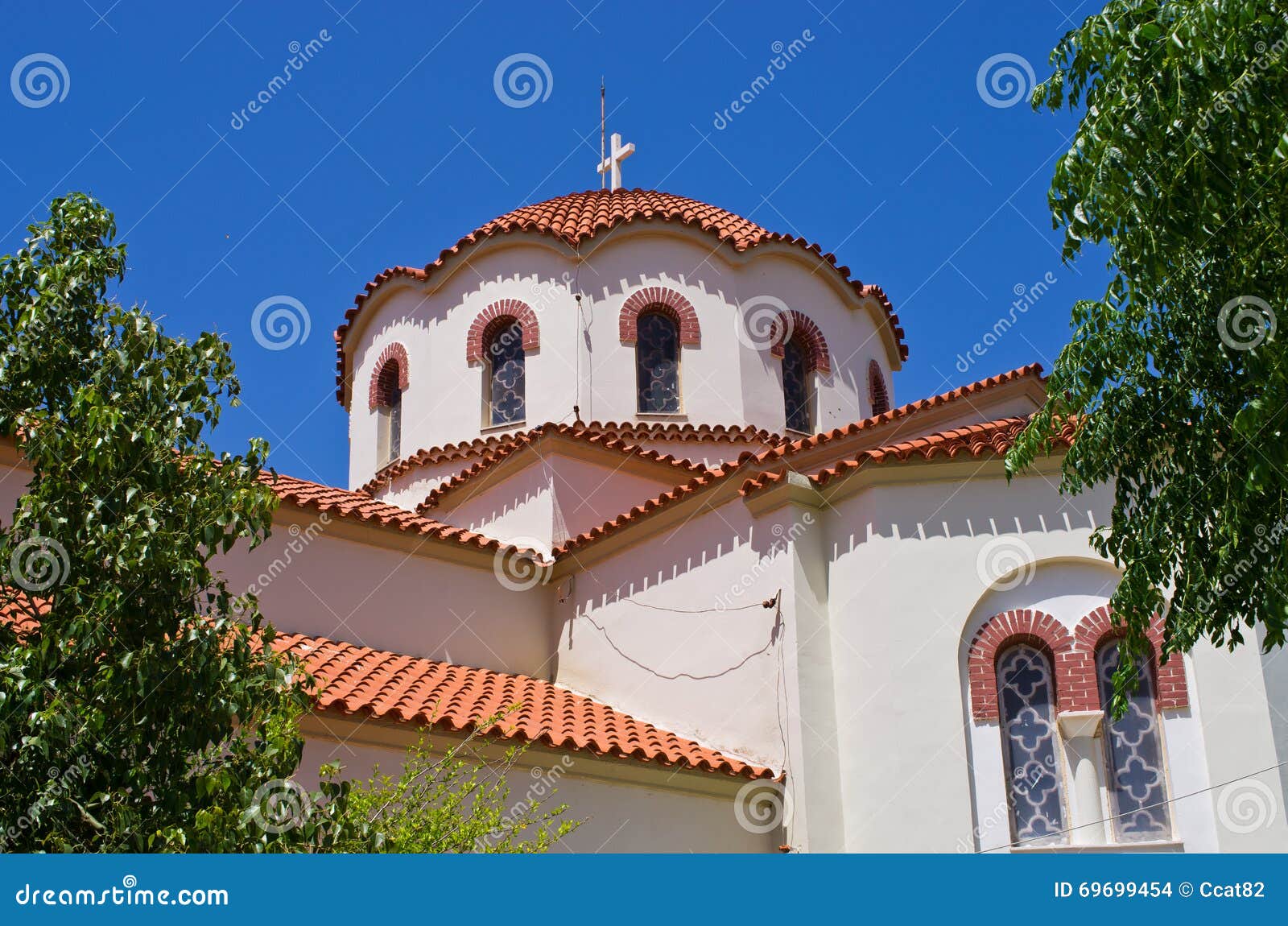 Alte Kirche Auf Kreta, Griechenland Stockfoto - Bild von reise ...