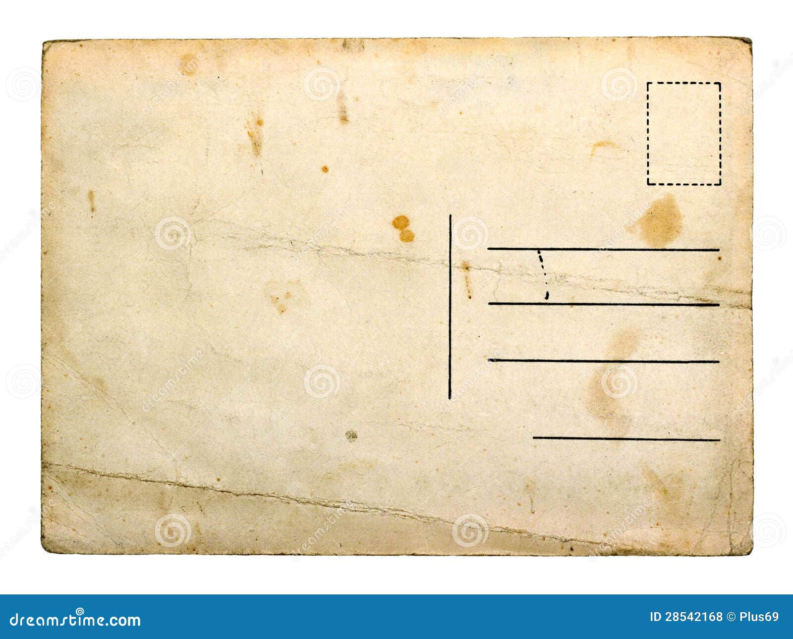 Alte leere Postkarte stockfoto. Bild von pfosten, leer - 28542168