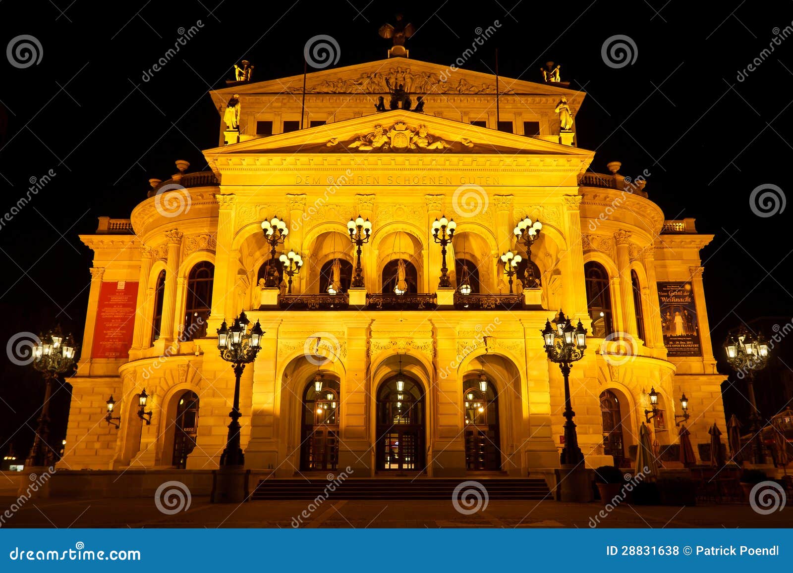Alte Oper in Frankfurt, Germany Editorial Stock Photo - Image of opera ...