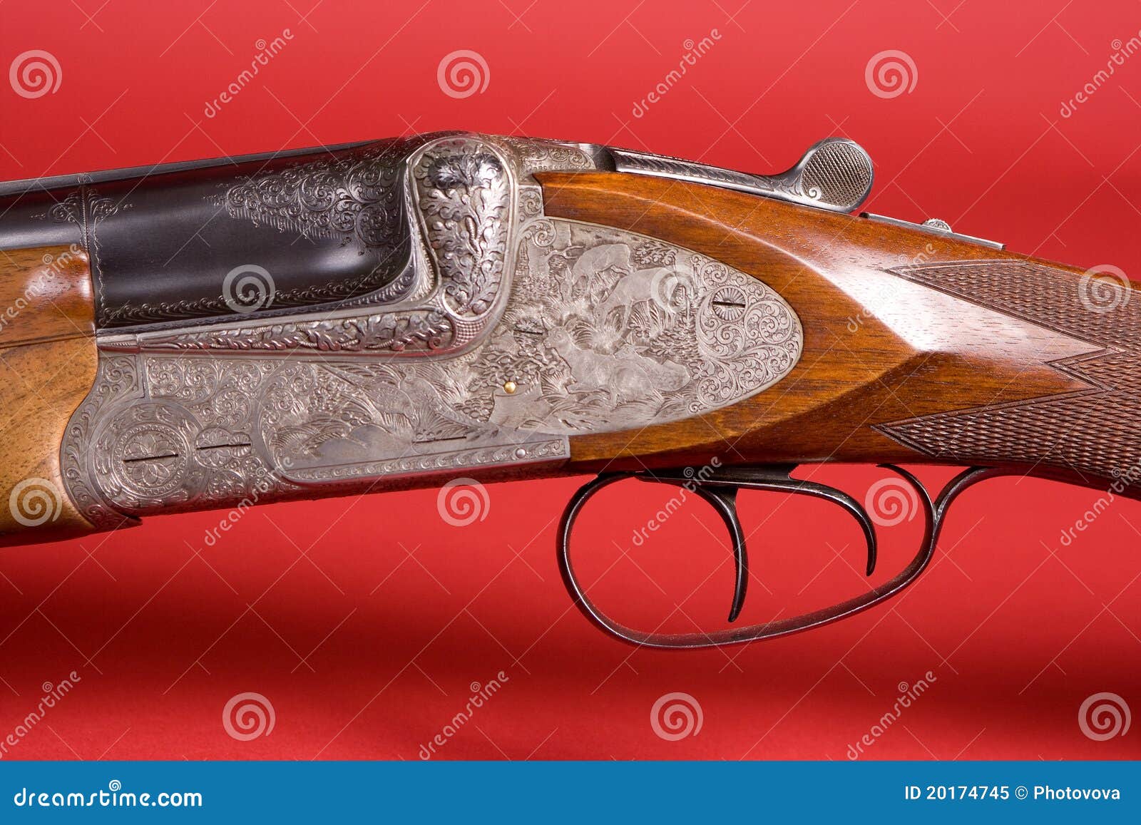 Alte Schrotflinte stockbild. Bild von militärisch, gefahr - 20174745