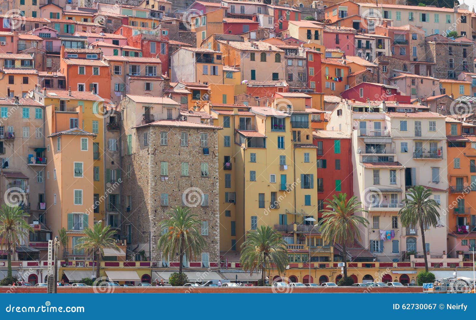 Alte Stadt Menton, Frankreich Stockbild - Bild von französisch ...