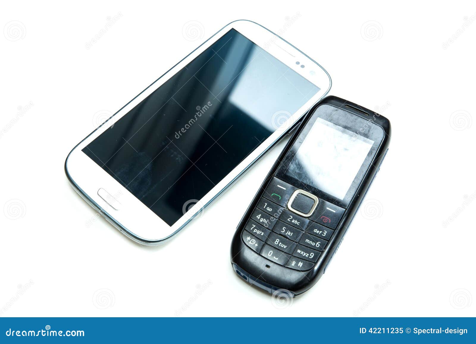 Alte Und Neue Mobiltelefone Stockbild - Bild von internet, ansammlung ...