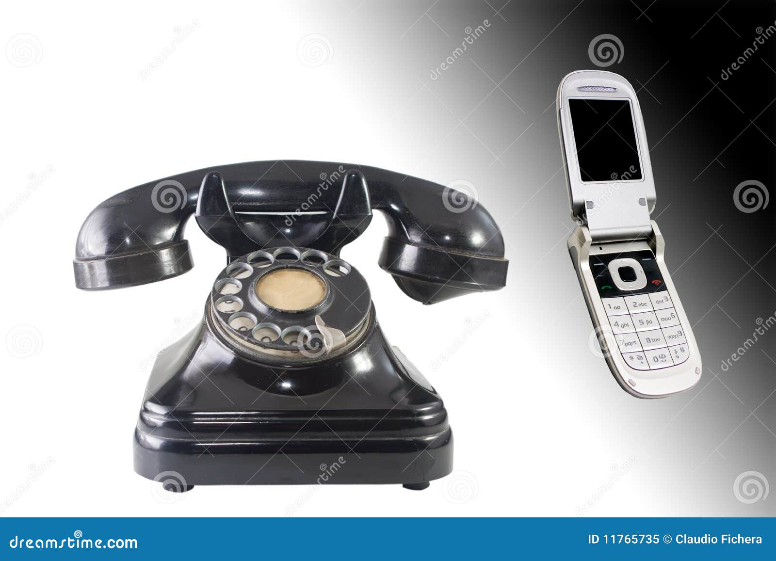 Alte und neue Telefone stockbild. Bild von tastatur, taste - 11765735