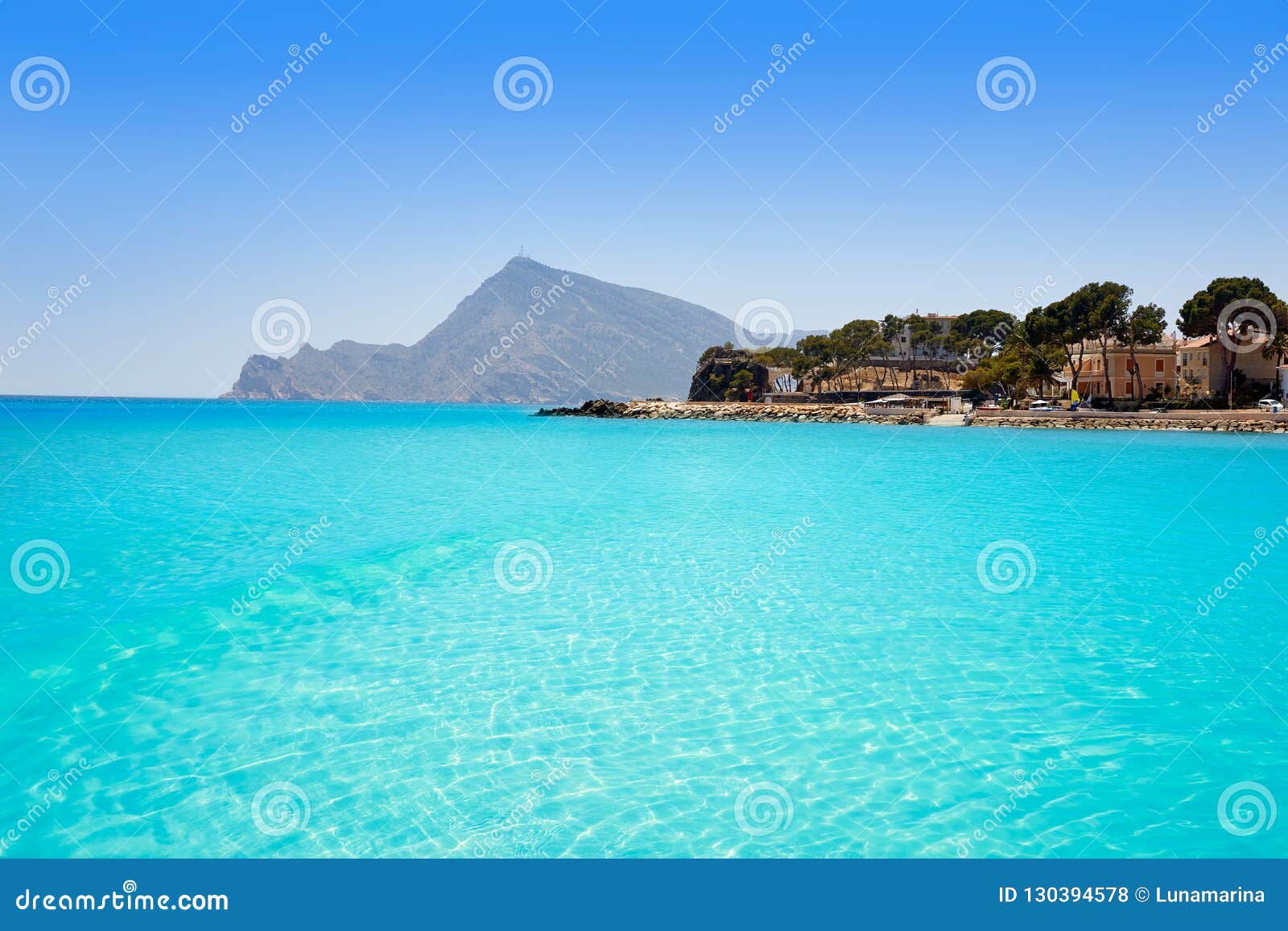 Altea Beach in Alicante Playa De L Olla Stock Photo - Image of natural ...