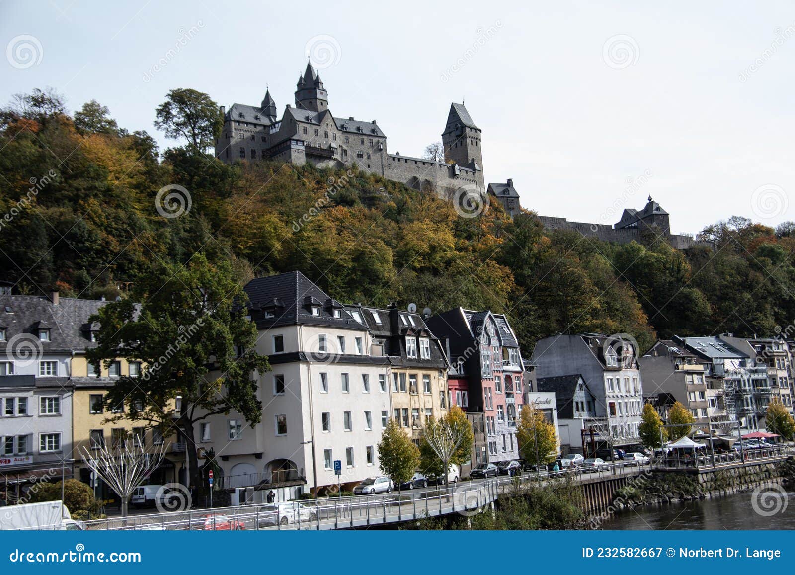 Altena City centre stock image. Image of waterfront - 232582667