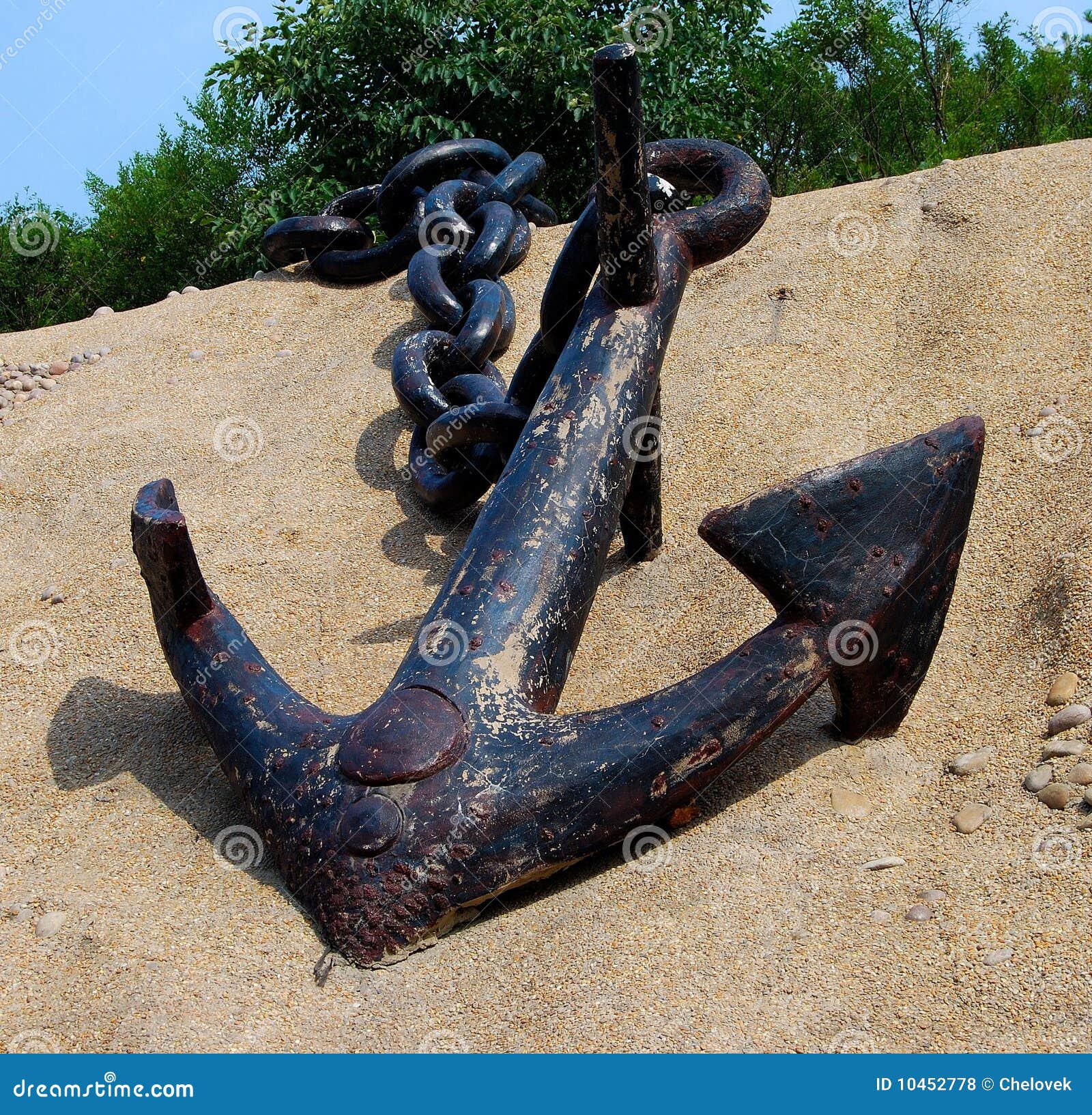 Alter Anker Lizenzfreie Stockfotos - Bild: 10452778