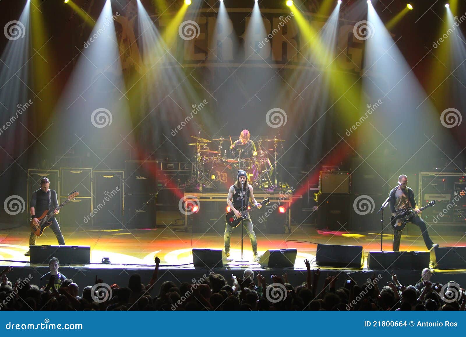 Alter Bridge Live Concert - the Band Editorial Stock Image - Image of ...