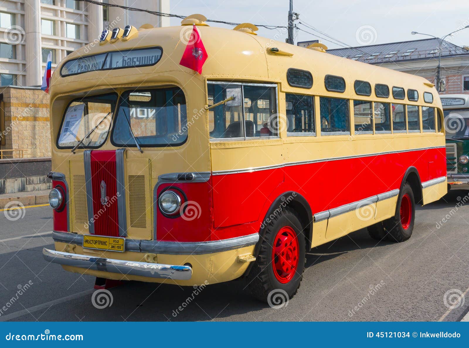 Alter Bus ZIS-155 redaktionelles stockbild. Bild von klassisch - 45121034